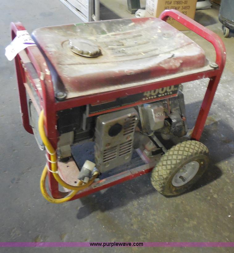 Generac 4000 EXL generator in Kansas City, MO | Item H9902 sold ...