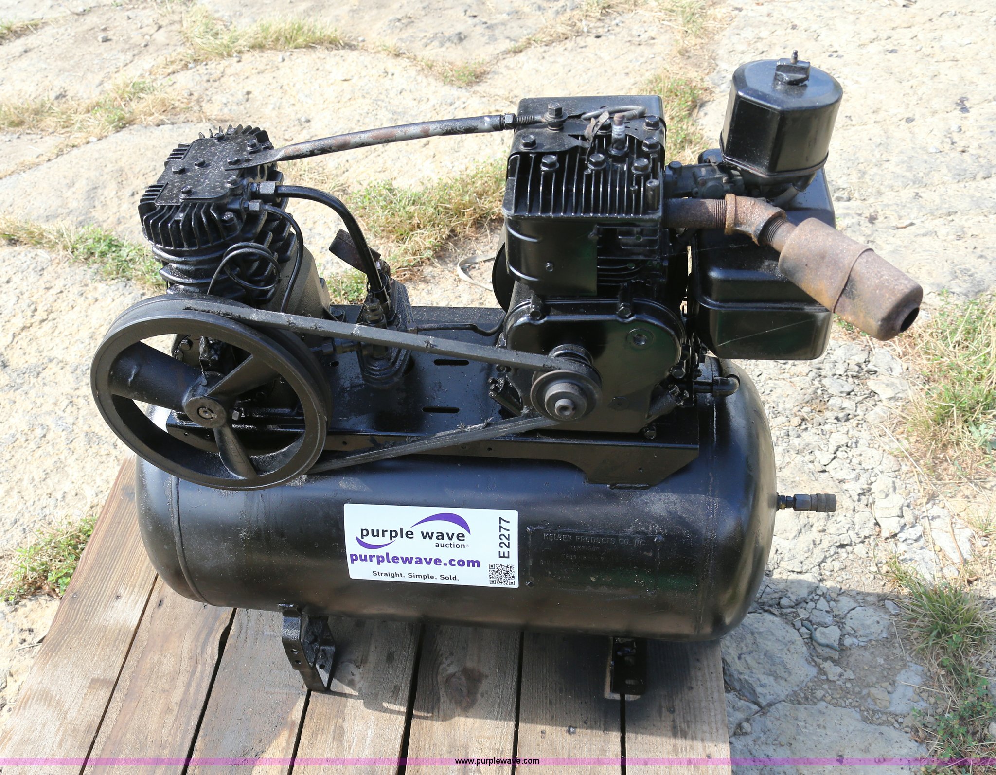 Melben air compressor in Lone Jack, MO | Item E2277 sold | Purple Wave