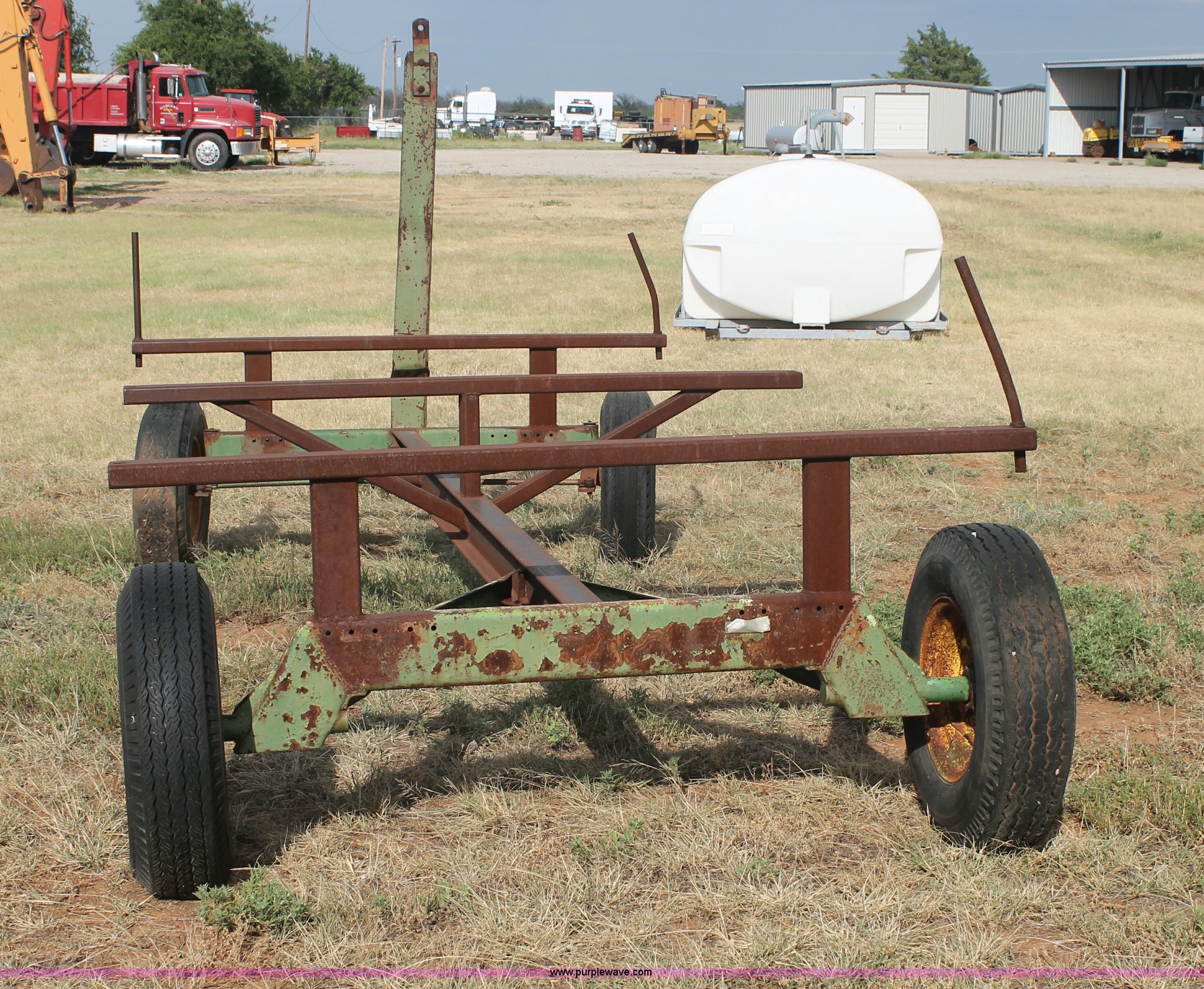 Shop built pipe wagon in Iowa Park, TX | Item G5759 sold | Purple Wave