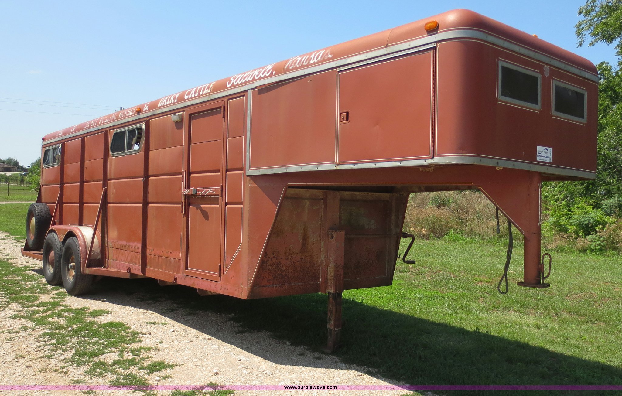 1980 Phillips 22' stock trailer in Humboldt, KS | Item F8005 sold ...