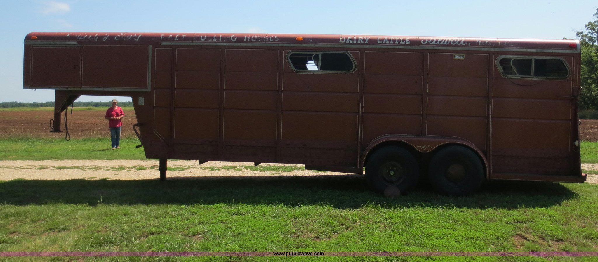 1980 Phillips 22' stock trailer in Humboldt, KS | Item F8005 sold ...