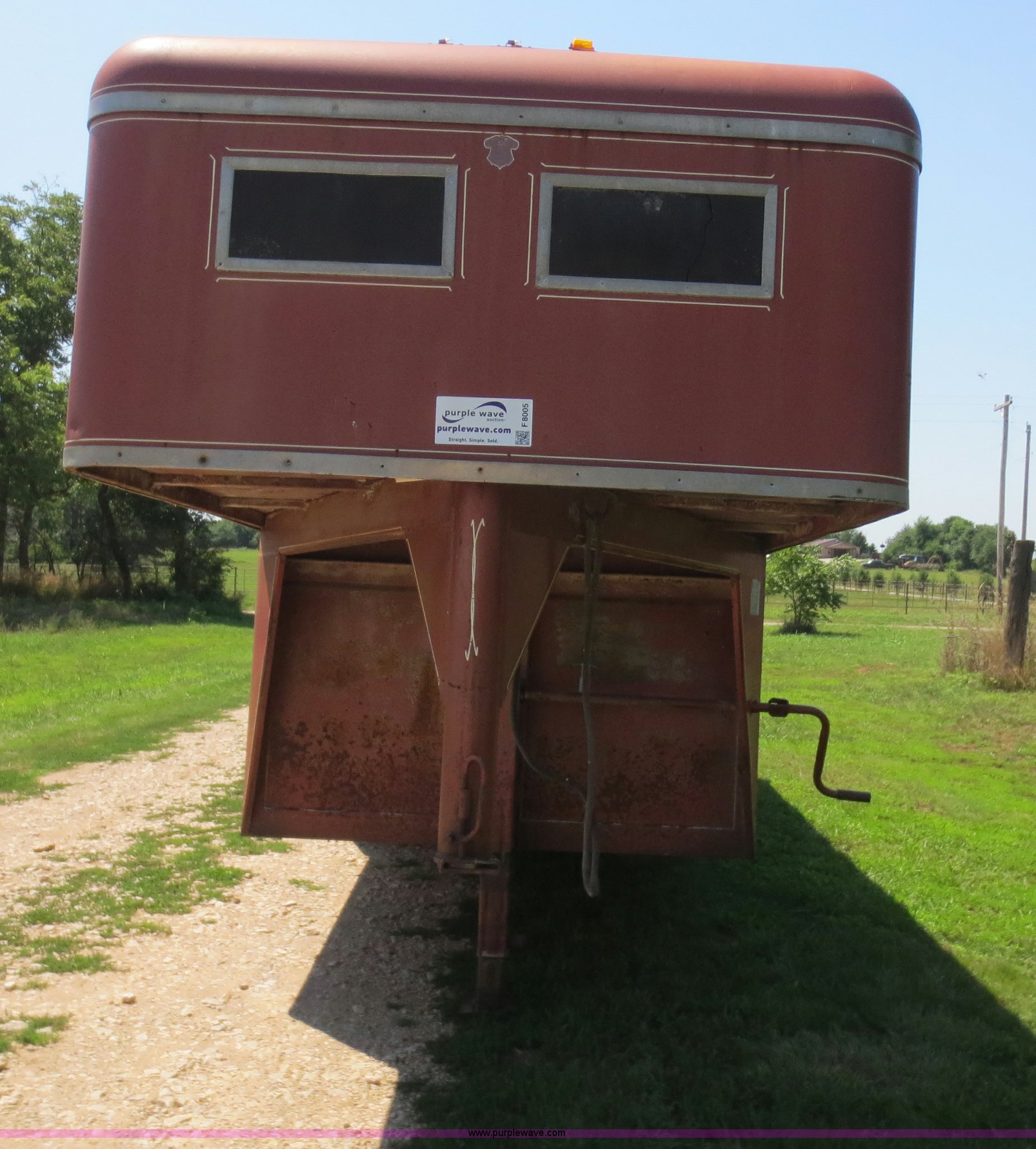 1980 Phillips 22' stock trailer in Humboldt, KS | Item F8005 sold ...