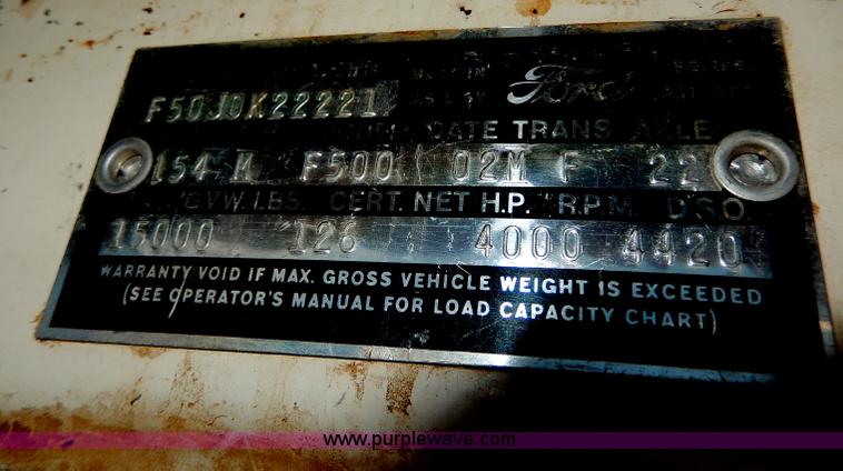 1960 Ford F500 grain truck in Manhattan, KS | Item H3002 sold | Purple Wave