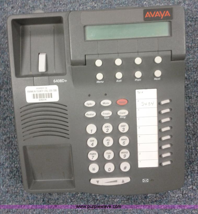 (6) Avaya phones in Ottawa, KS | Item C1283 sold | Purple Wave