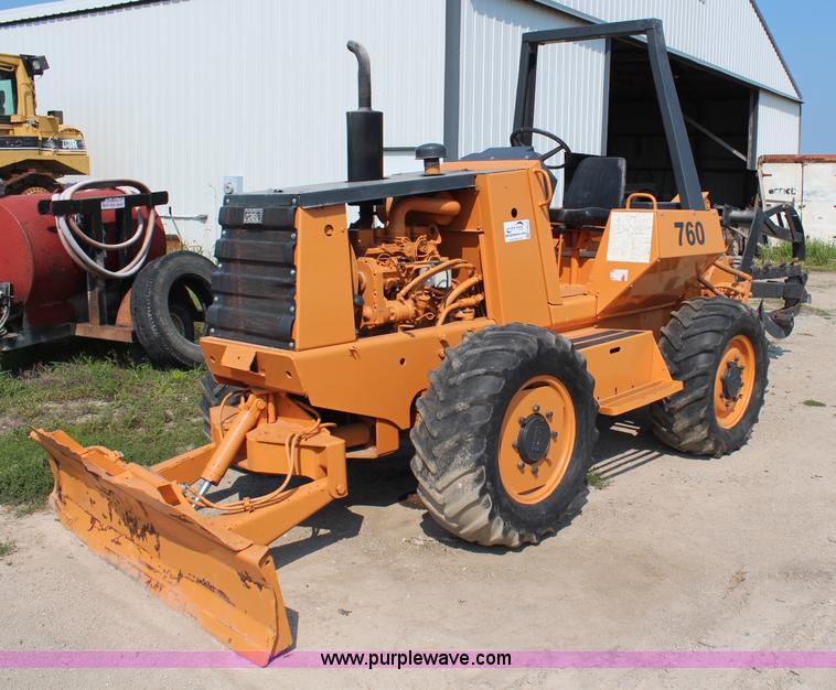 1986 Case 760 trencher in Ottawa, KS | Item H6536 sold | Purple Wave