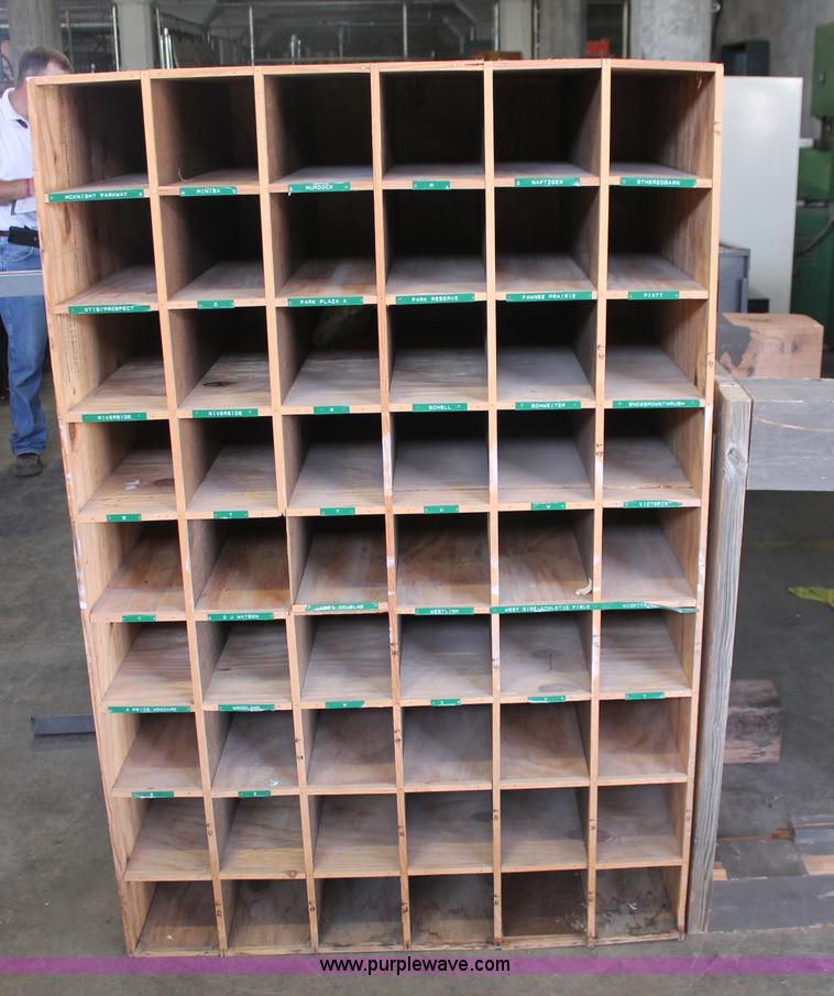 (2) wood bolt bin compartment shelves in Wichita, KS | Item AN9640 sold ...