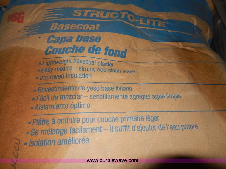 Approximately 110 bags of Structo-Lite base coat plaster in Spring Hill ...