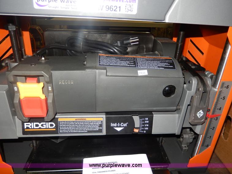 Ridgid R4331 planer in Spring Hill, KS | Item AW9621 sold | Purple Wave