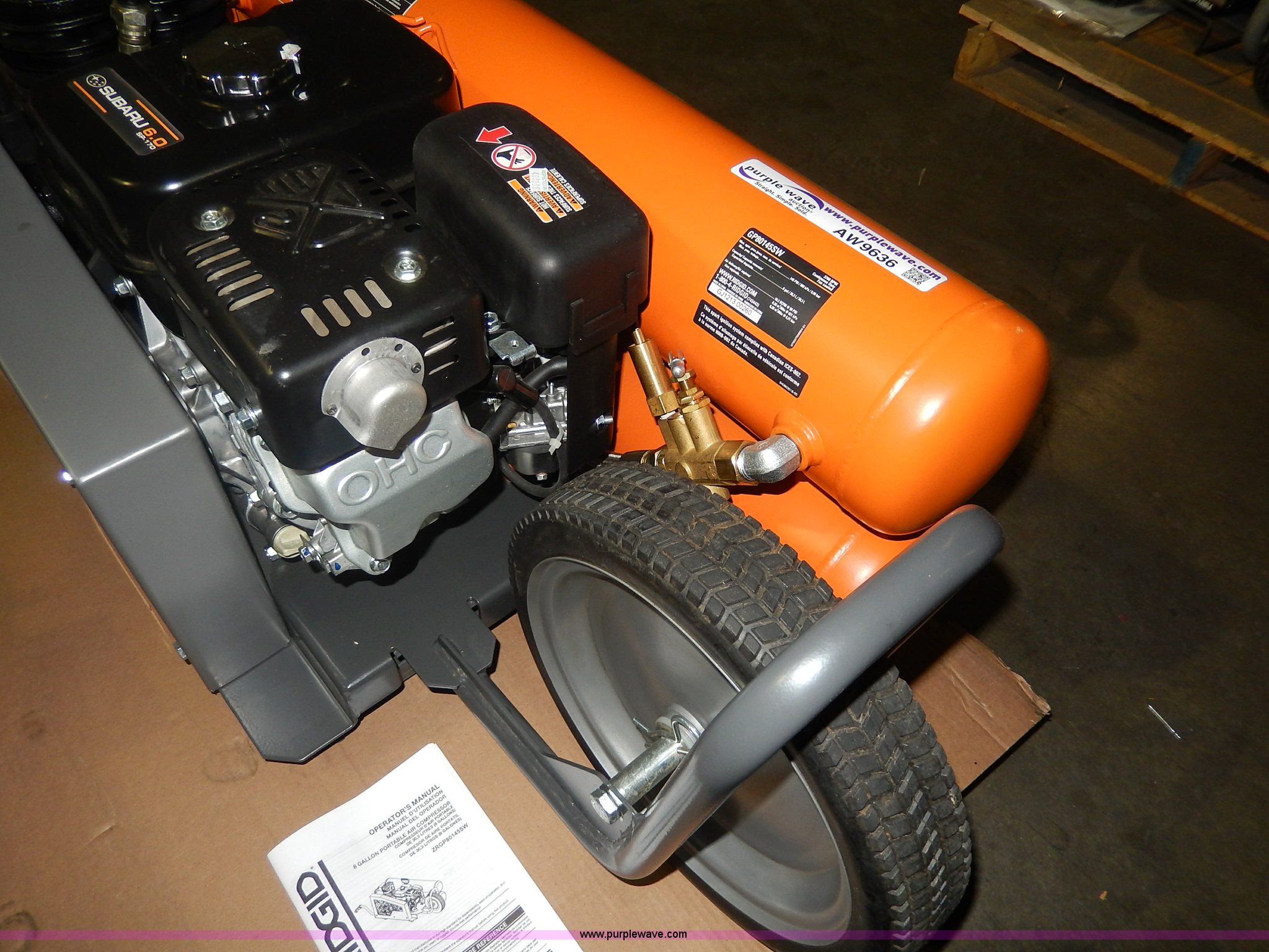 Ridgid Portable Air Compressor Manual