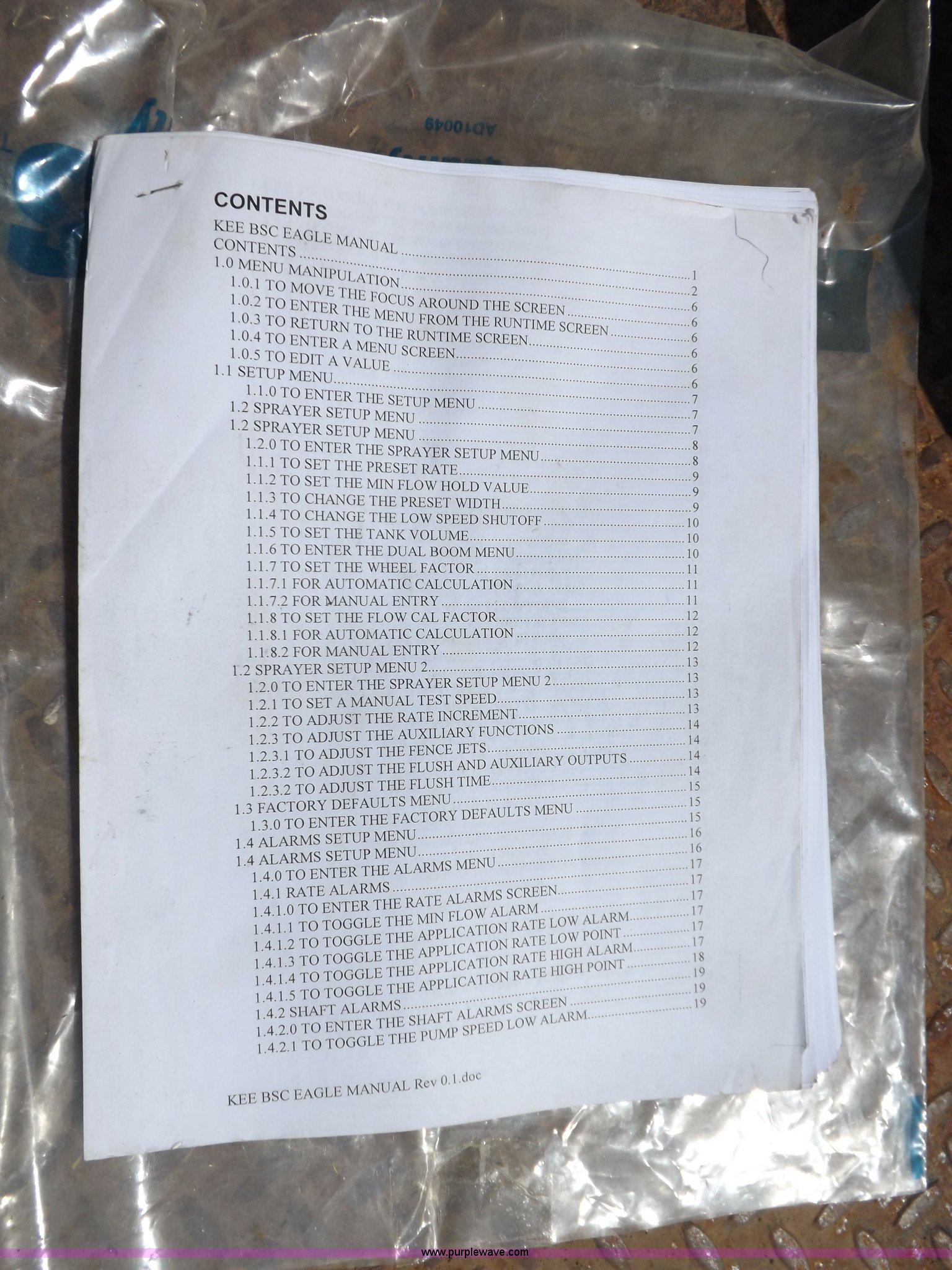 Kee Technologies E15 sprayer console controller in Hugoton, KS | Item ...