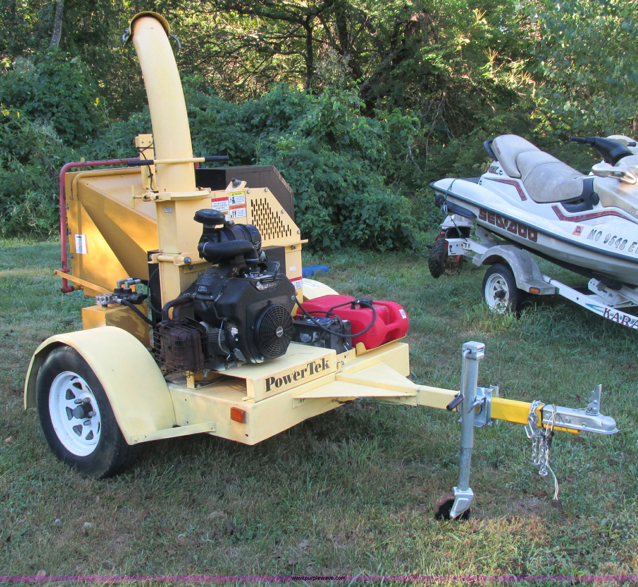 Powertek 727 commercial wood chipper in Centerview, MO | Item F5231 ...