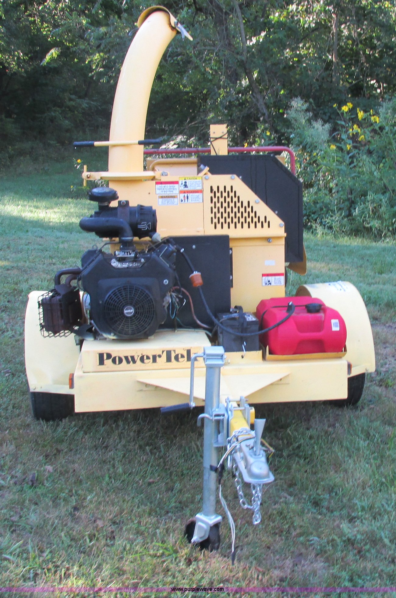 Powertek 727 commercial wood chipper in Centerview, MO | Item F5231 ...