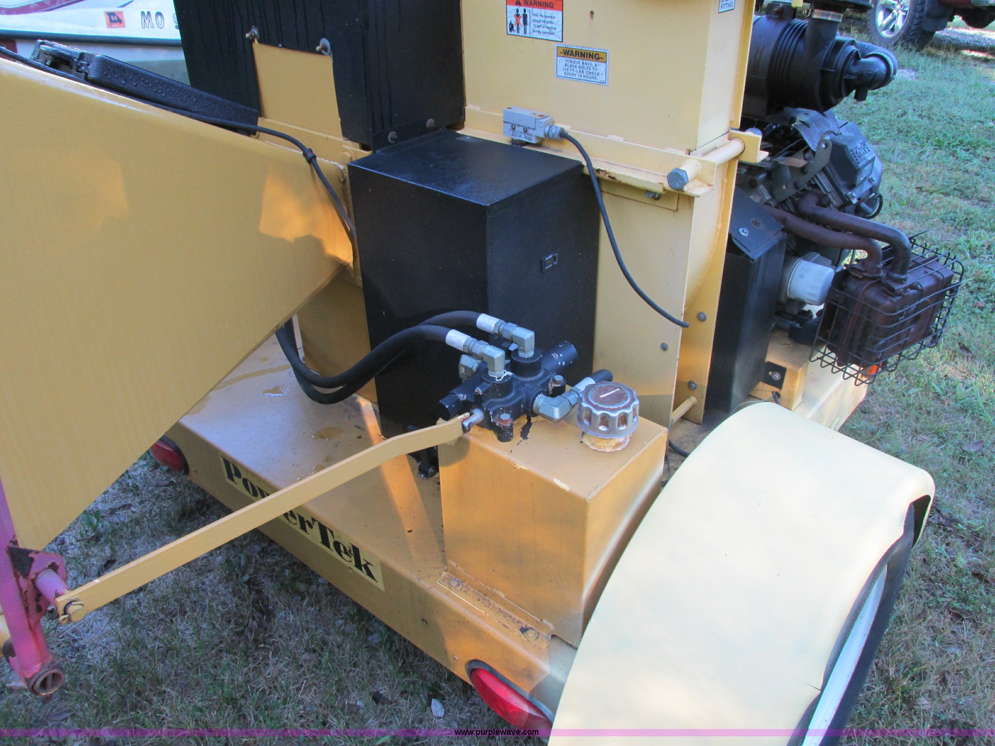 Powertek 727 commercial wood chipper in Centerview, MO | Item F5231 ...