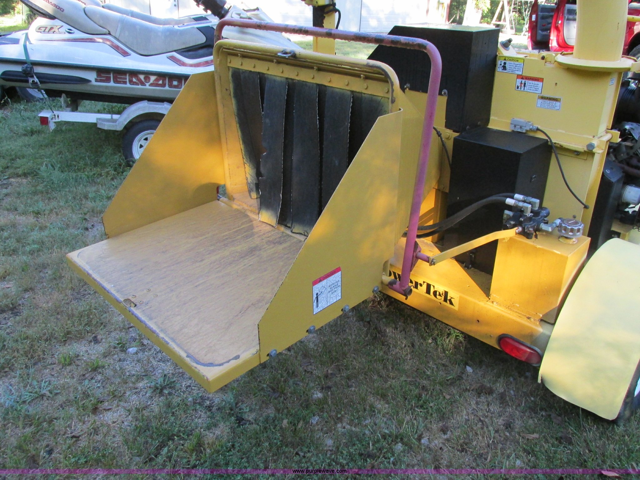 Powertek 727 commercial wood chipper in Centerview, MO | Item F5231 ...