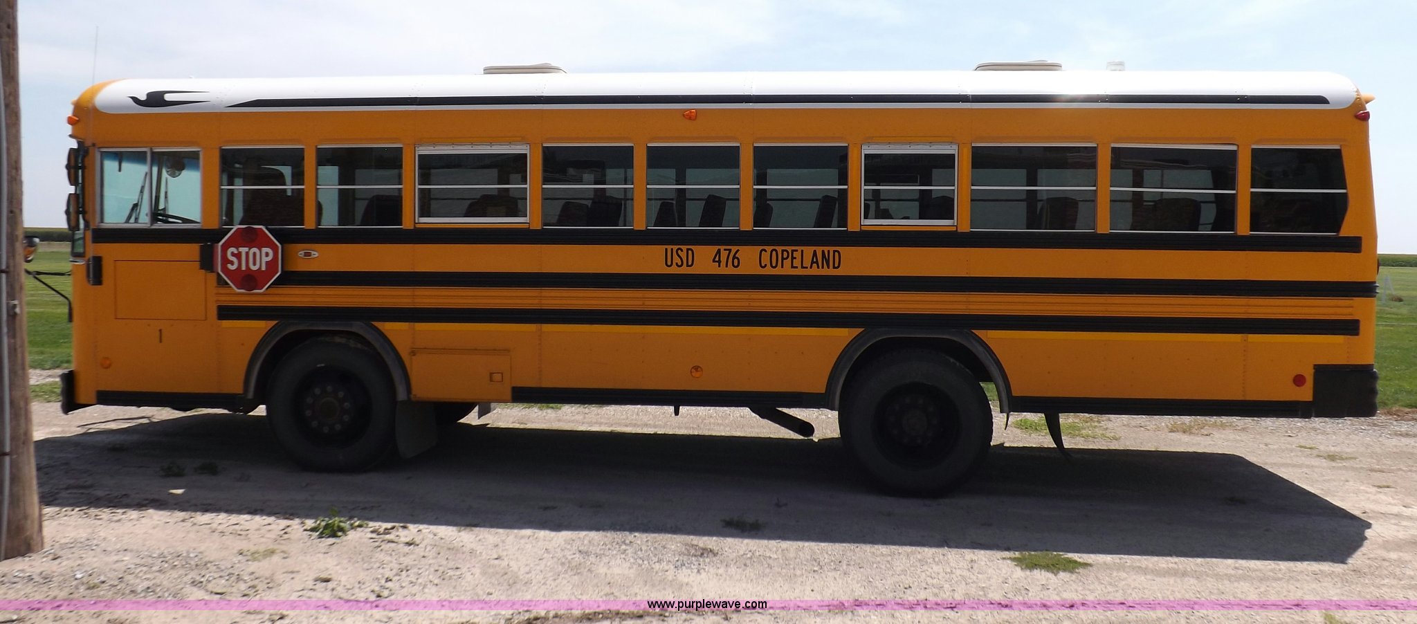 1997 Blue Bird TC2000 bus in Copeland, KS | Item I7622 sold | Purple Wave
