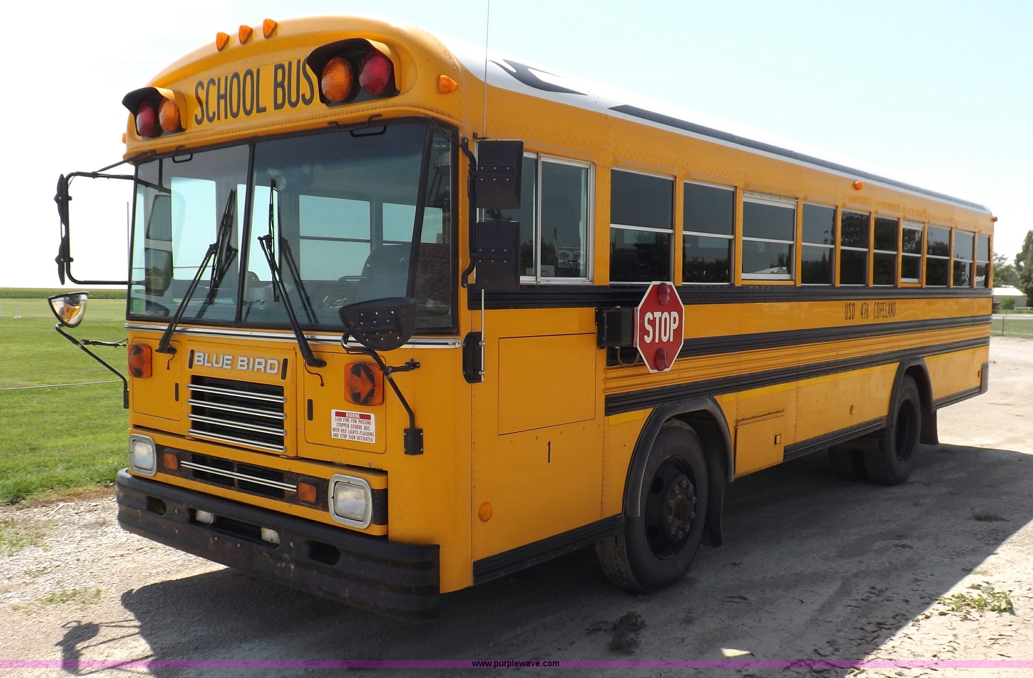 1997 Blue Bird TC2000 bus in Copeland, KS | Item I7622 sold | Purple Wave