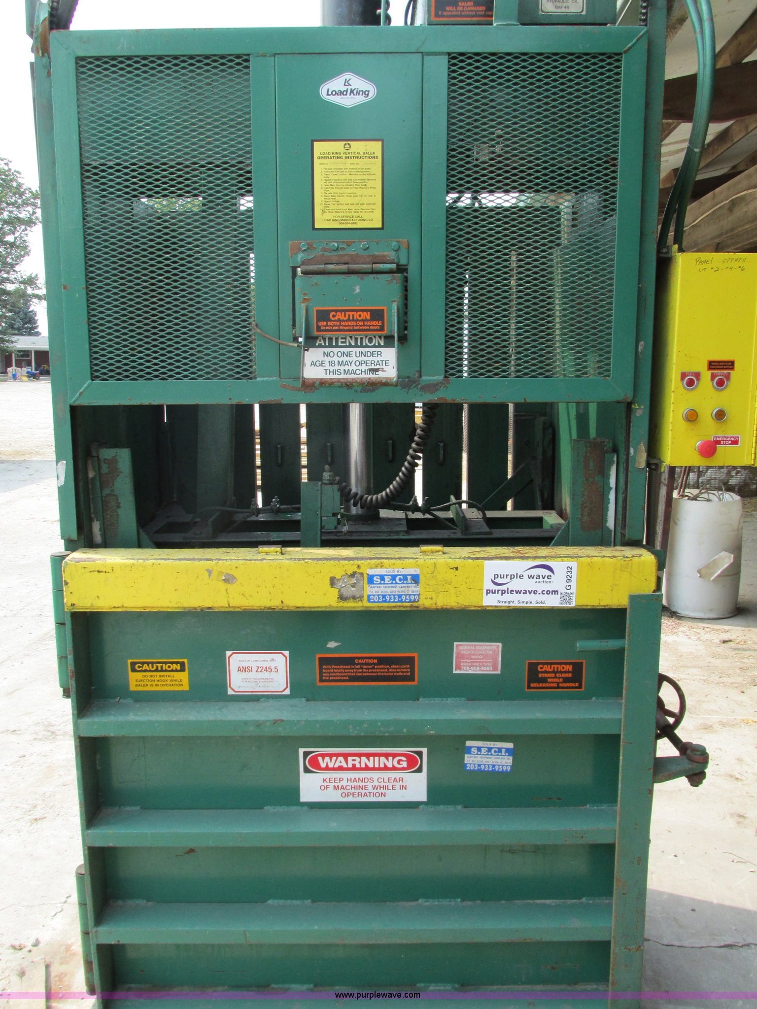 Load King 1030251-BV-4830-B cardboard baler in Oglesby, IL | Item G9232 ...