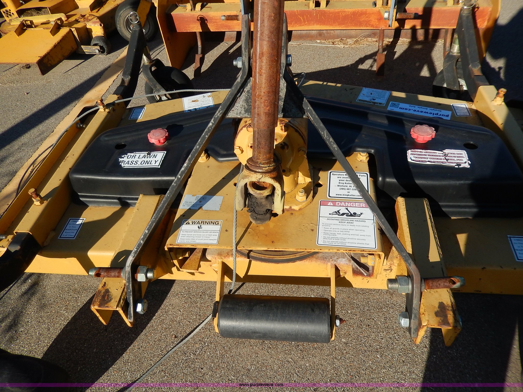 King Kutter FM-60-Y 5' finish mower in Manhattan, KS | Item I4292 sold ...