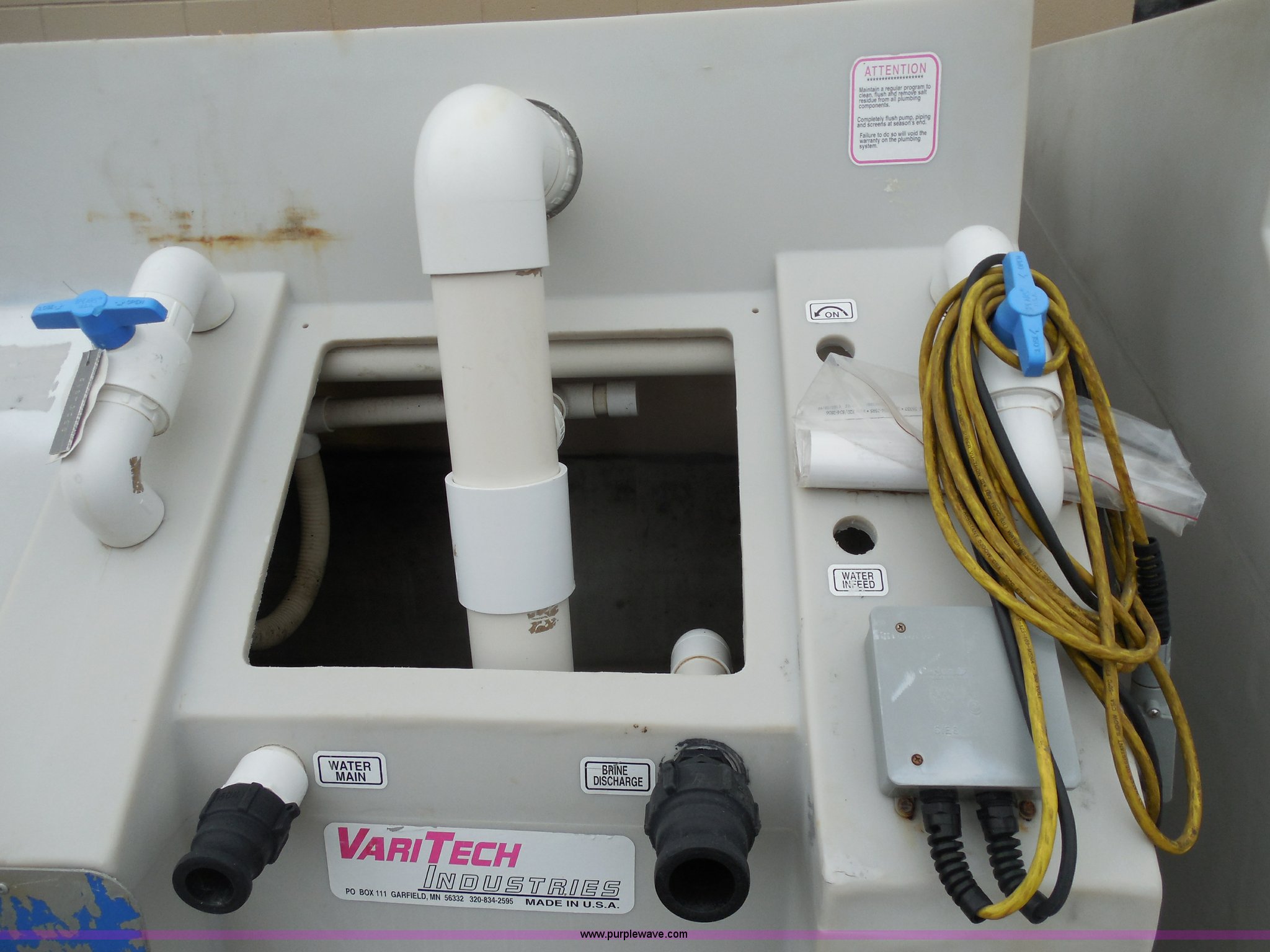 1998 Varitech Industries SB600 salt brine mixer in Salina, KS | Item ...