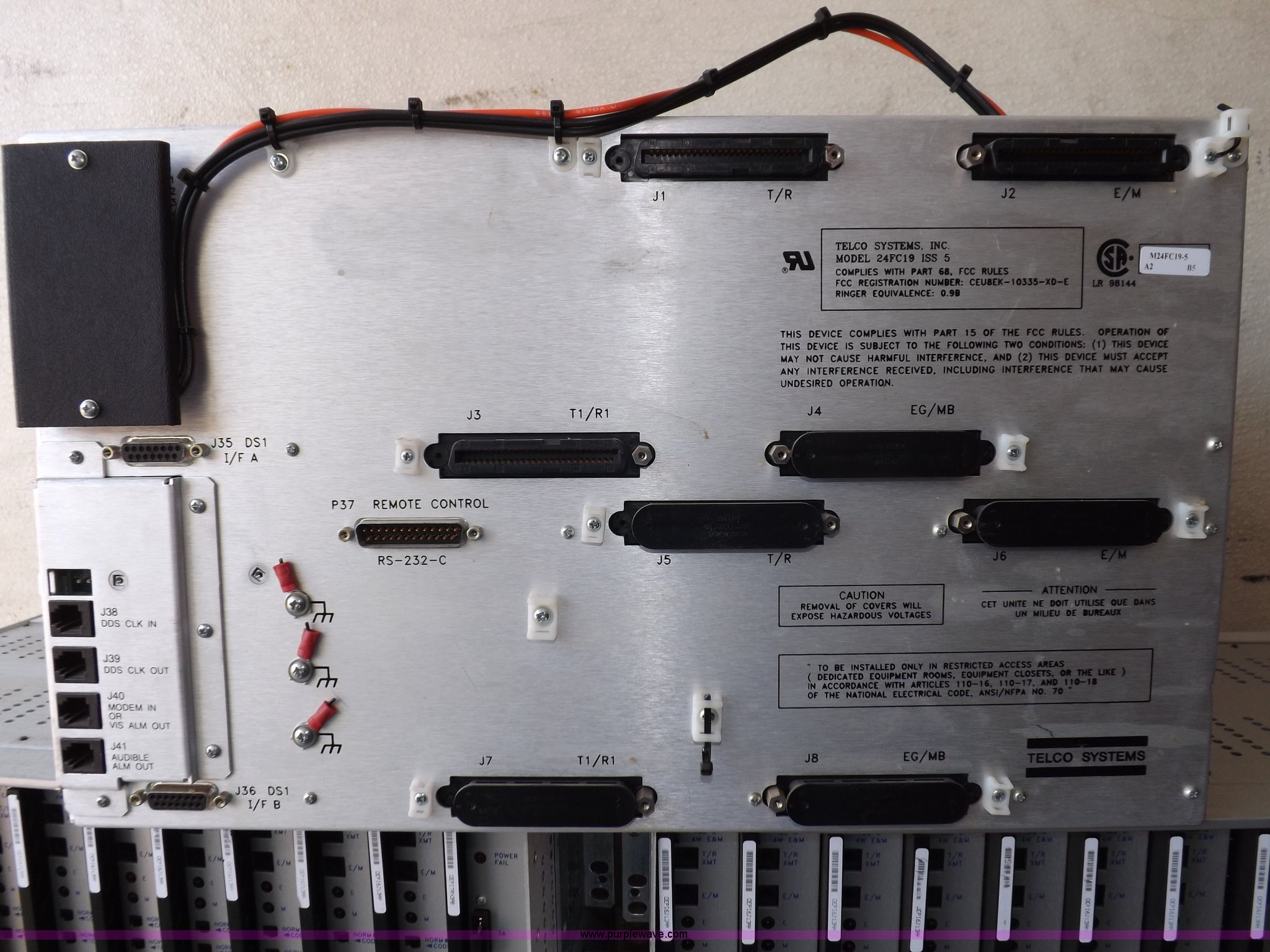 (11) Telco radio channel banks in Garden City, KS | Item I7523 sold ...