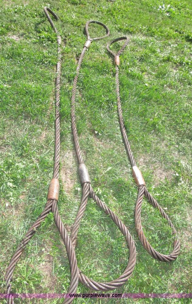 (3) Iowa Riggers 1 1/4" cable choker in Ute, IA | Item AE9430 sold ...