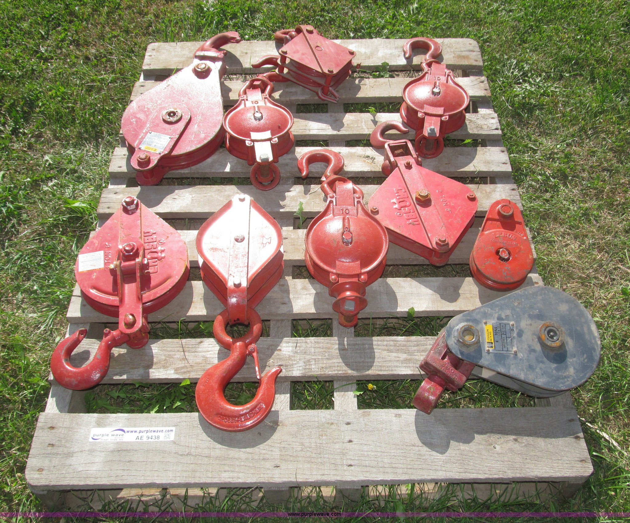 (10) assorted 2T-10T snatch blocks in Ute, IA | Item AE9438 sold ...