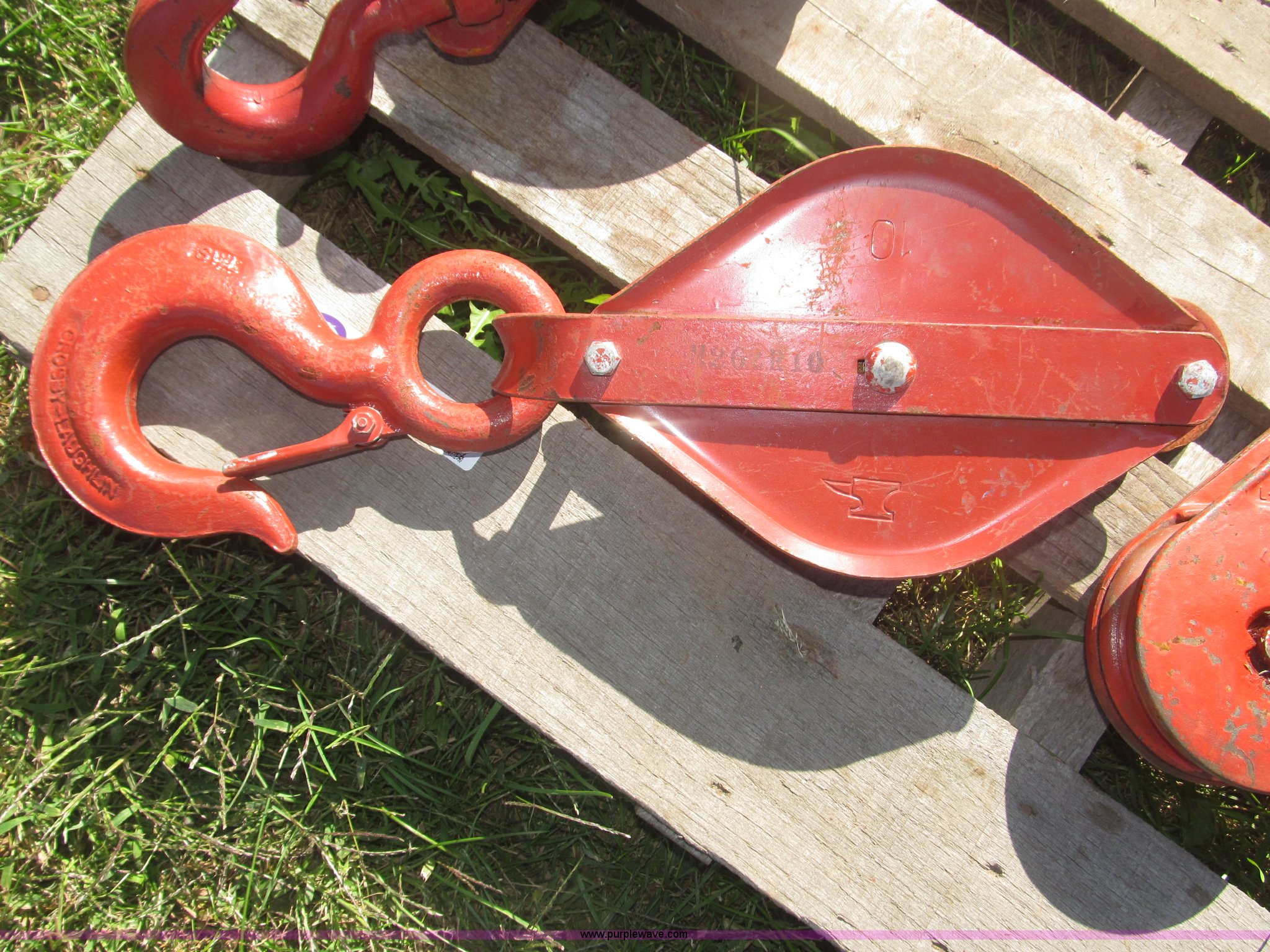 (10) assorted 2T-10T snatch blocks in Ute, IA | Item AE9438 sold ...