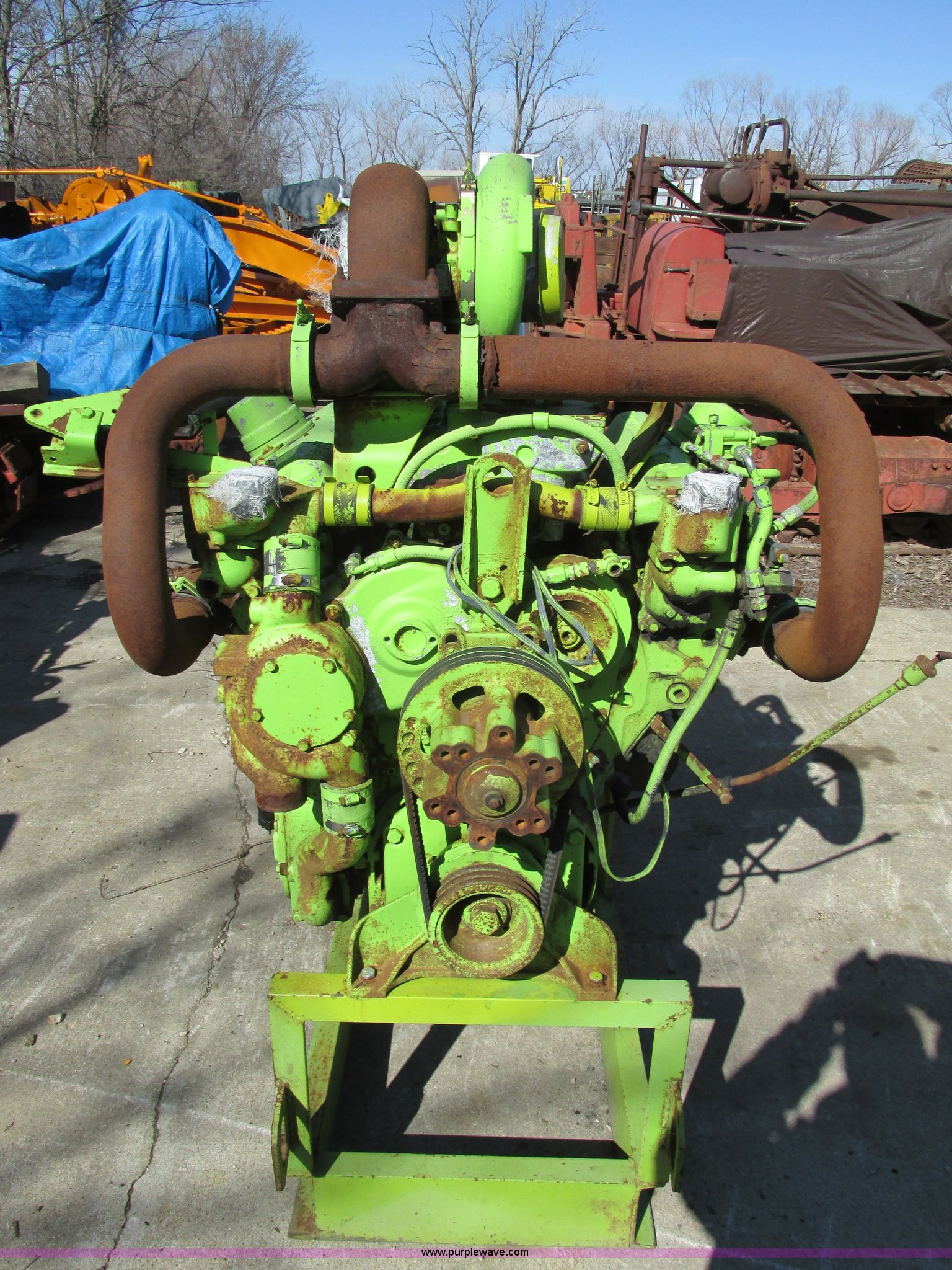 Detroit 6V71T rear scraper engine core in Liberty, MO | Item G3012 sold ...