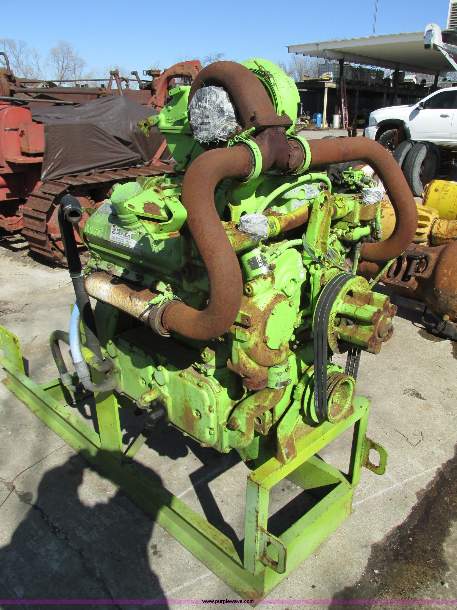 Detroit 6V71T rear scraper engine core in Liberty, MO | Item G3012 sold ...