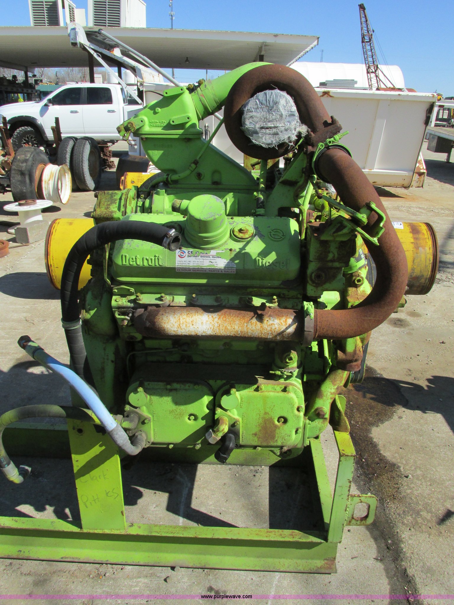 Detroit 6V71T rear scraper engine core in Liberty, MO | Item G3012 sold ...
