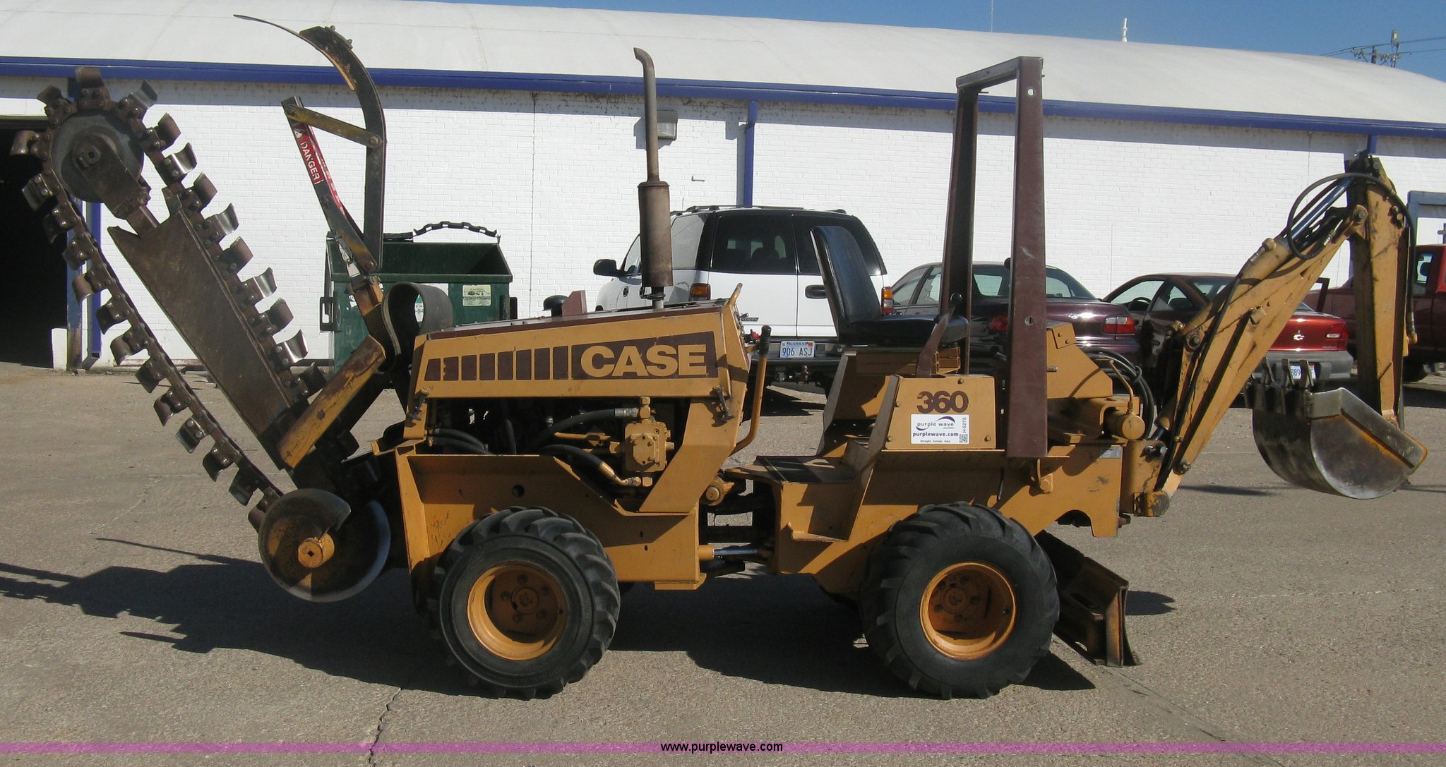 Case 360 trencher in Wichita, KS | Item H6275 sold | Purple Wave