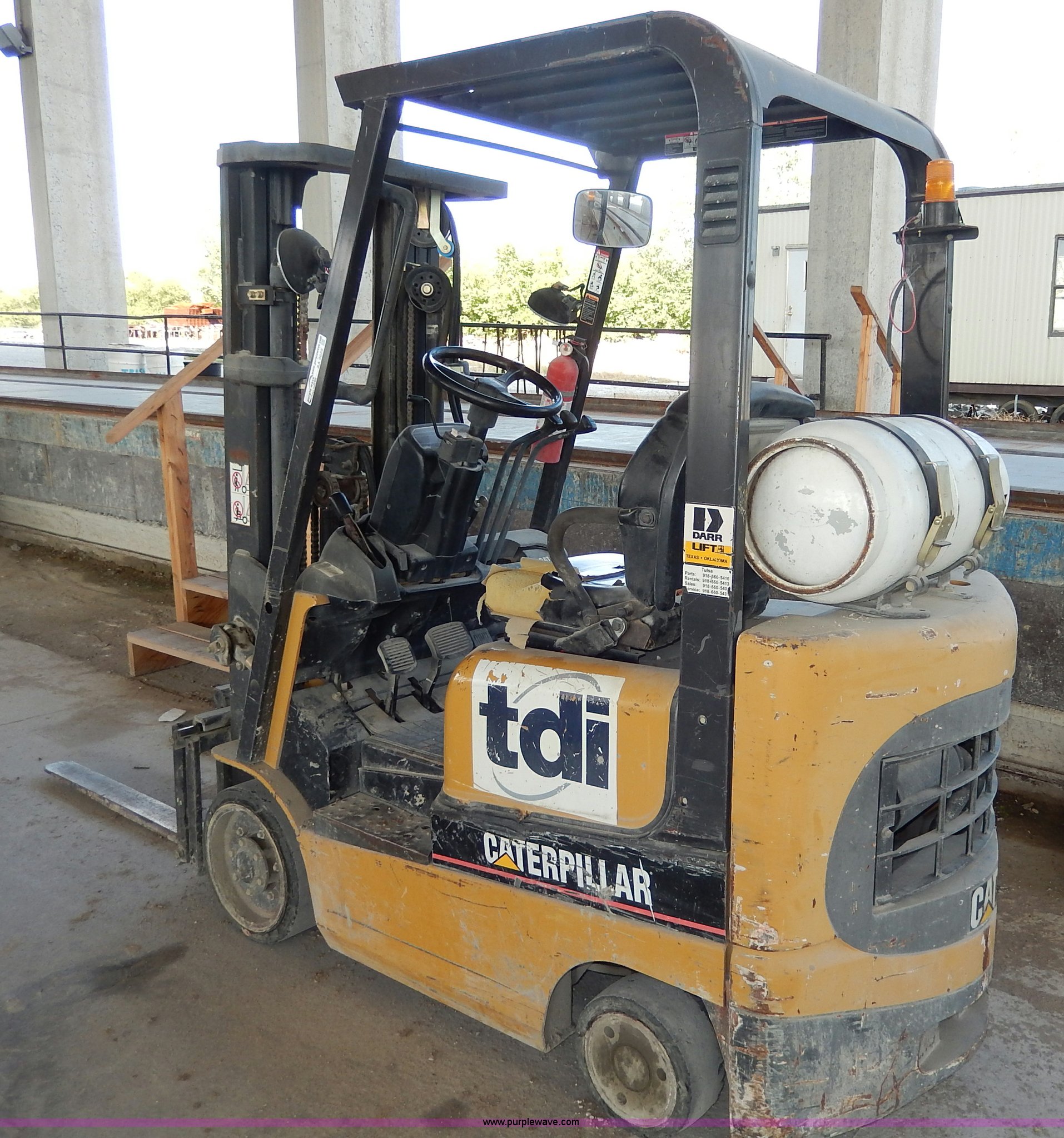 2003 Caterpillar GC15K forklift in Broken Arrow, OK | Item AA9628 sold ...
