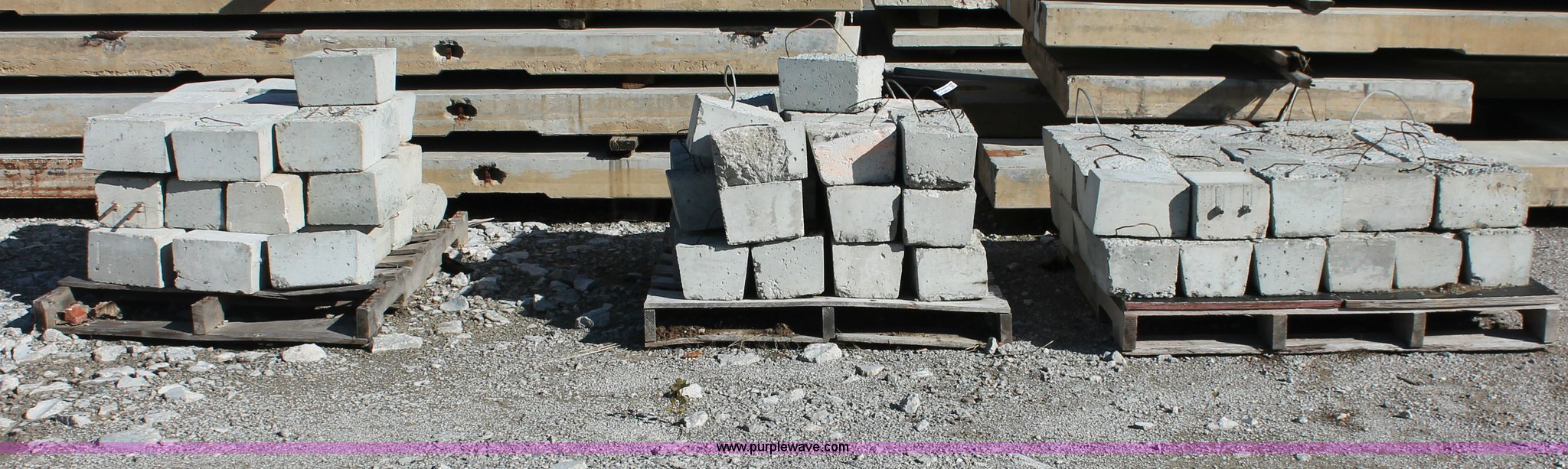 (100) concrete dunnage blocks in Broken Arrow, OK | Item AR9910 sold ...