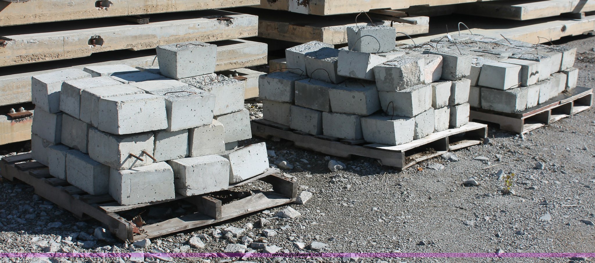 (100) concrete dunnage blocks in Broken Arrow, OK | Item AR9910 sold ...