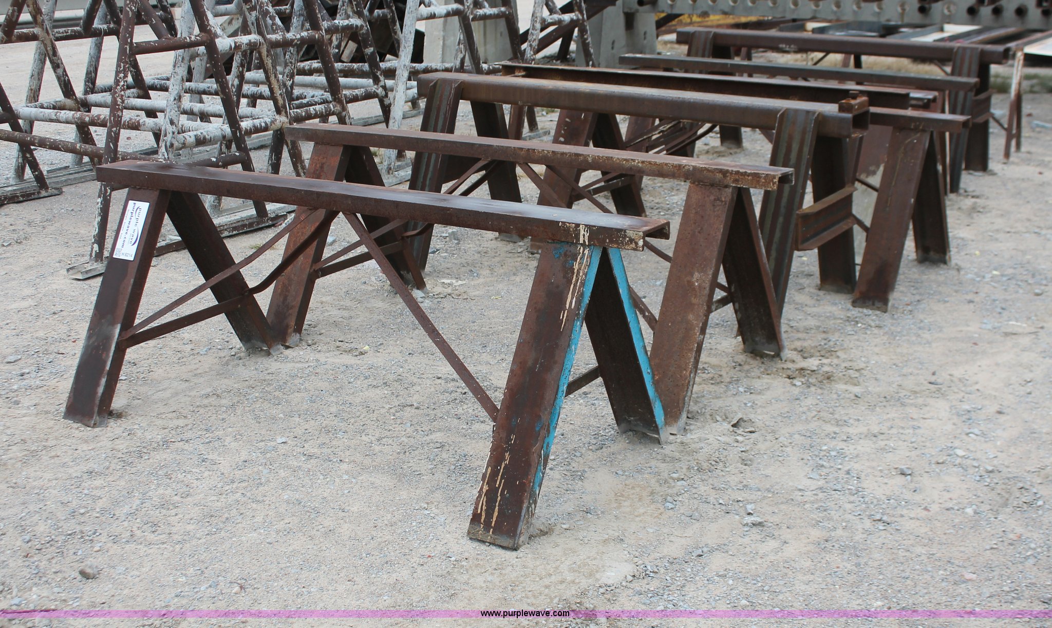 (8) steel A-frame supported stands in Broken Arrow, OK | Item H8214 ...