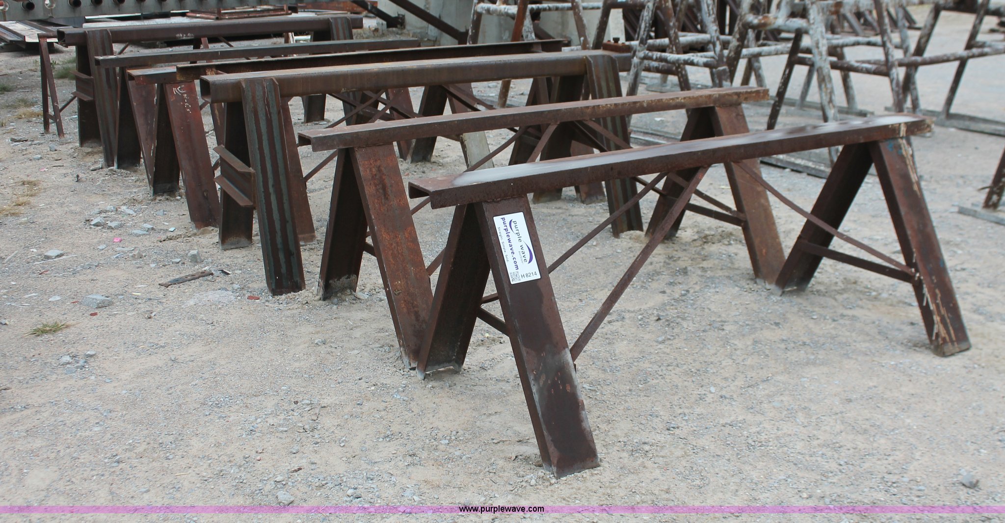 (8) steel A-frame supported stands in Broken Arrow, OK | Item H8214 ...