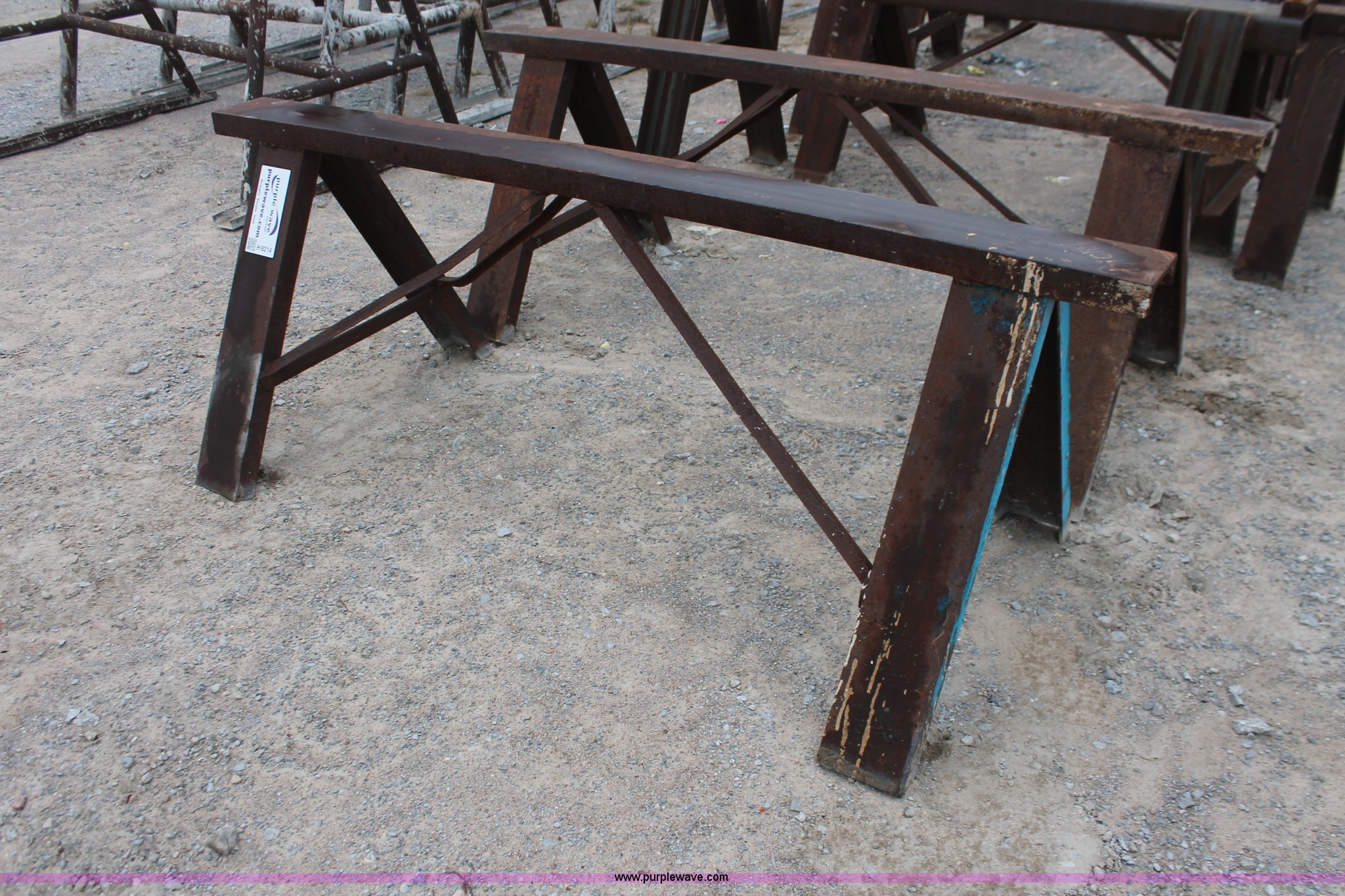 (8) steel A-frame supported stands in Broken Arrow, OK | Item H8214 ...