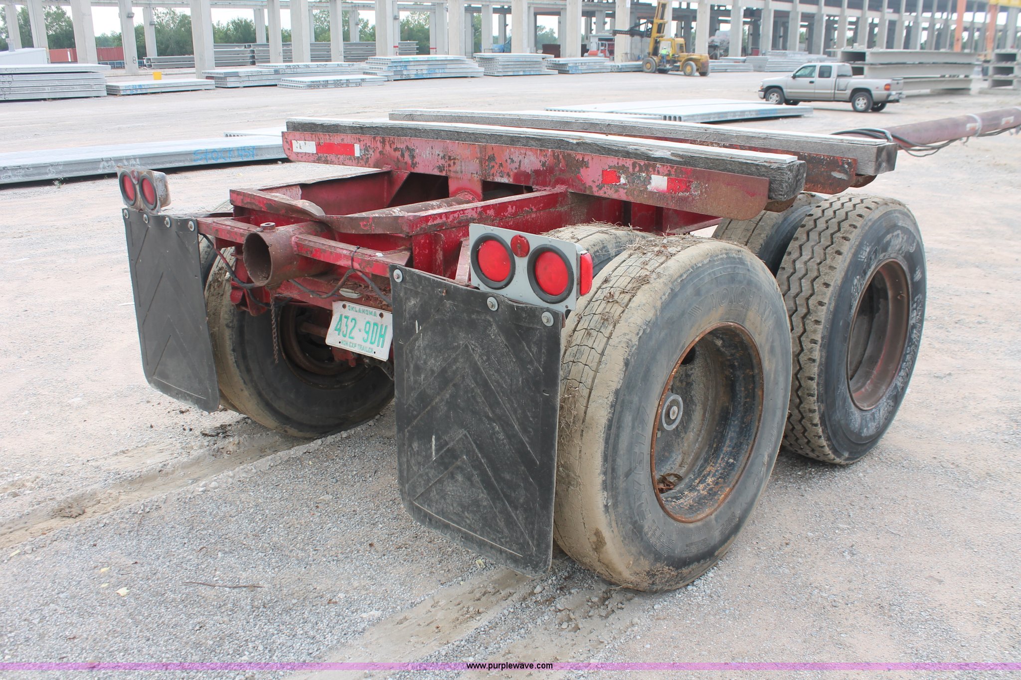 1974 Fruehauf tandem axle pole trailer in Broken Arrow, OK | Item H8492 ...