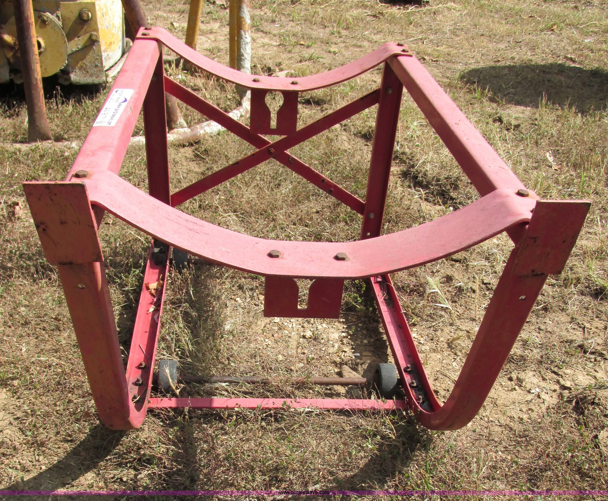55 gallon drum stand in Villa Ridge, MO | Item AN9171 sold | Purple Wave