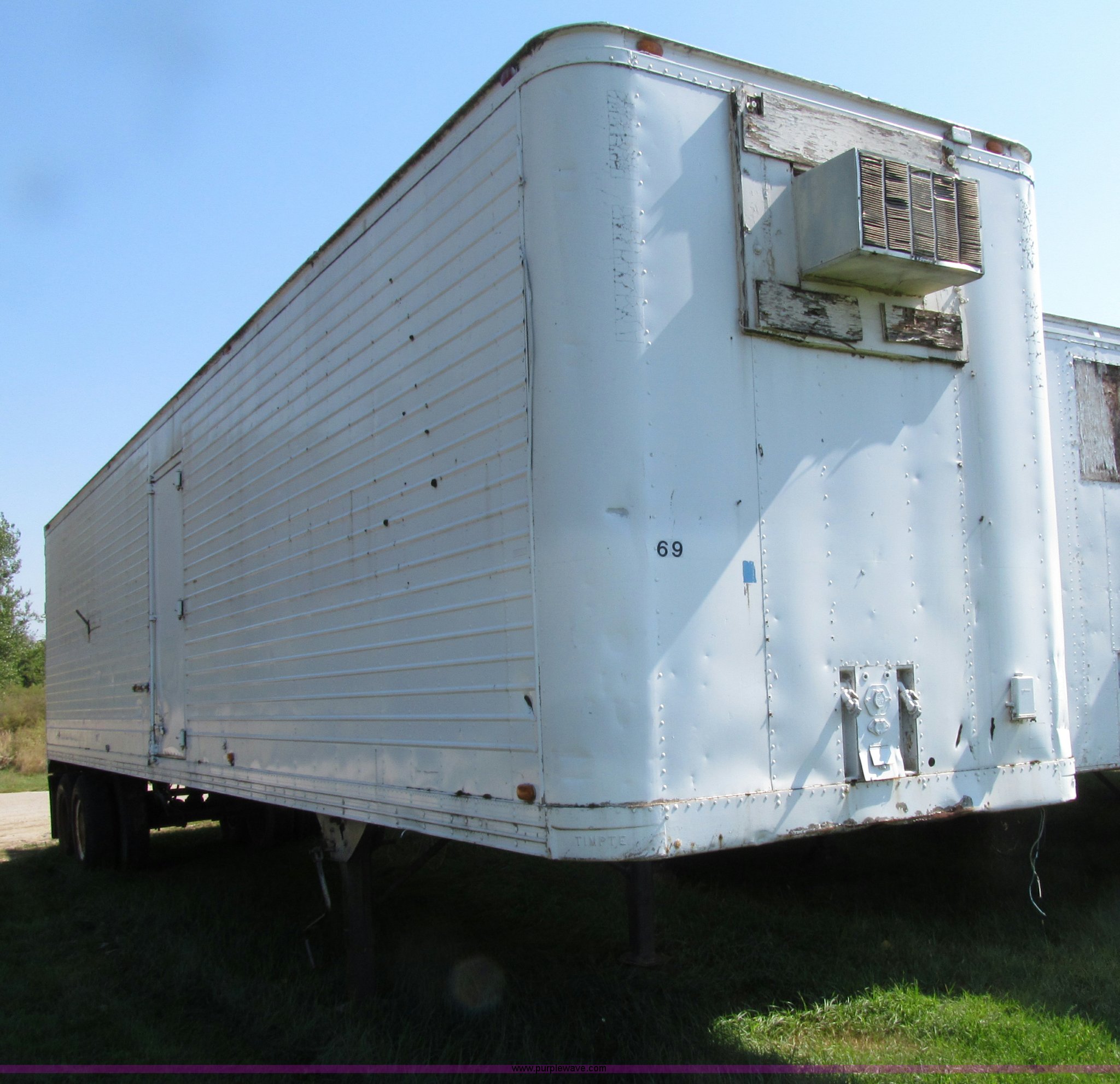 1971 Timpte TT10AH13 tandem axle dry van trailer in Des Moines, IA ...