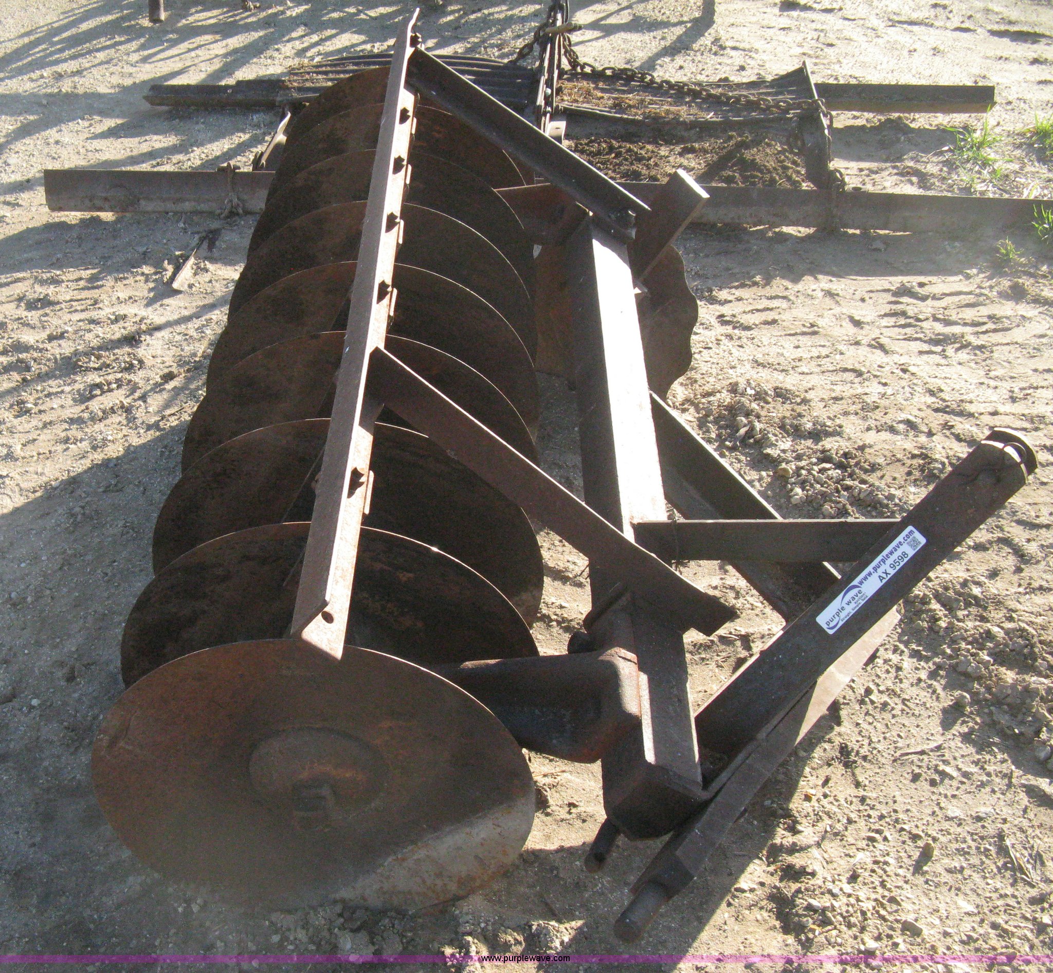 Three point one-way disk harrow in Sterling, KS | Item AX9598 sold ...