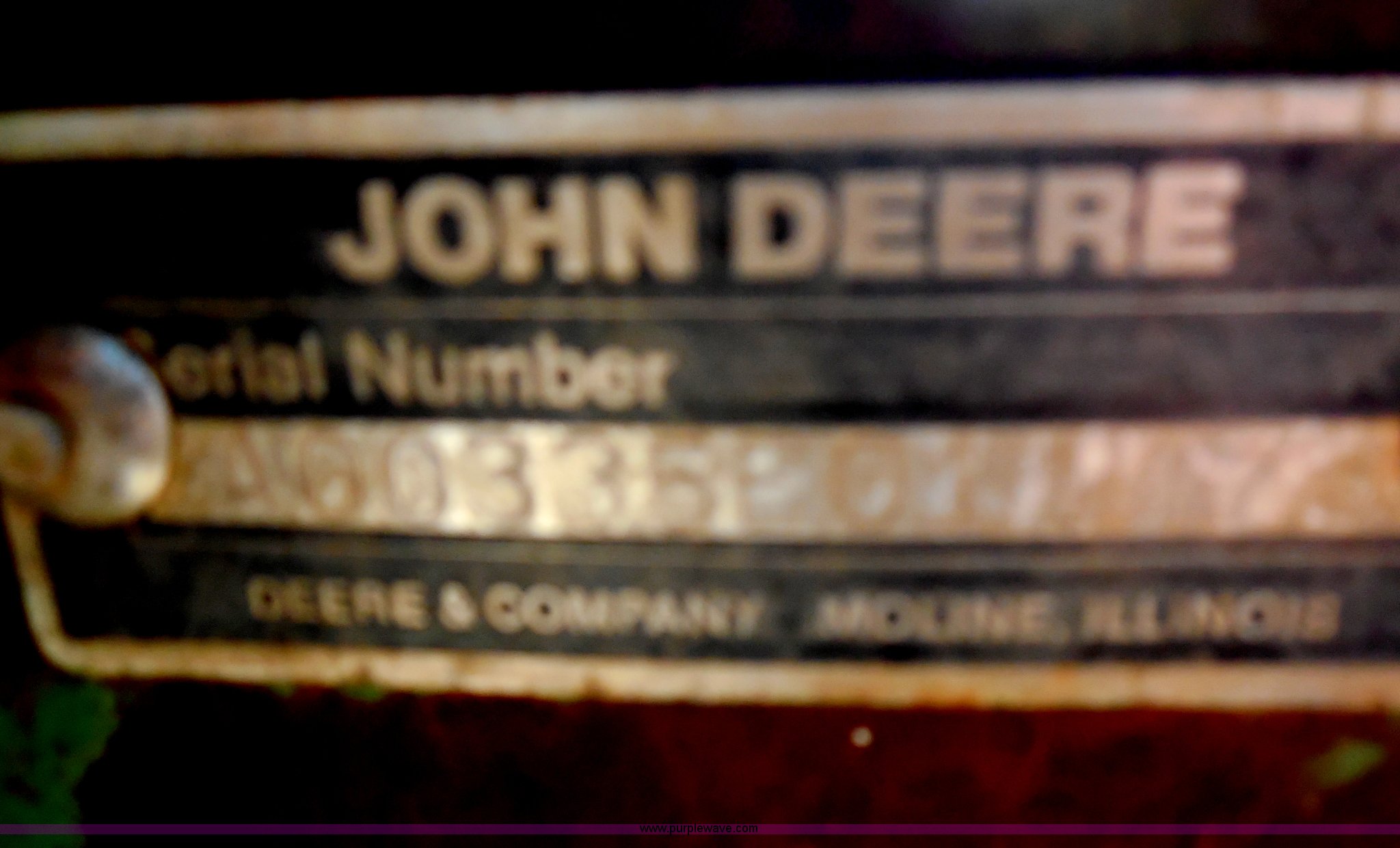 John Deere 335 disk in Weatherford, OK | Item F3263 sold | Purple Wave