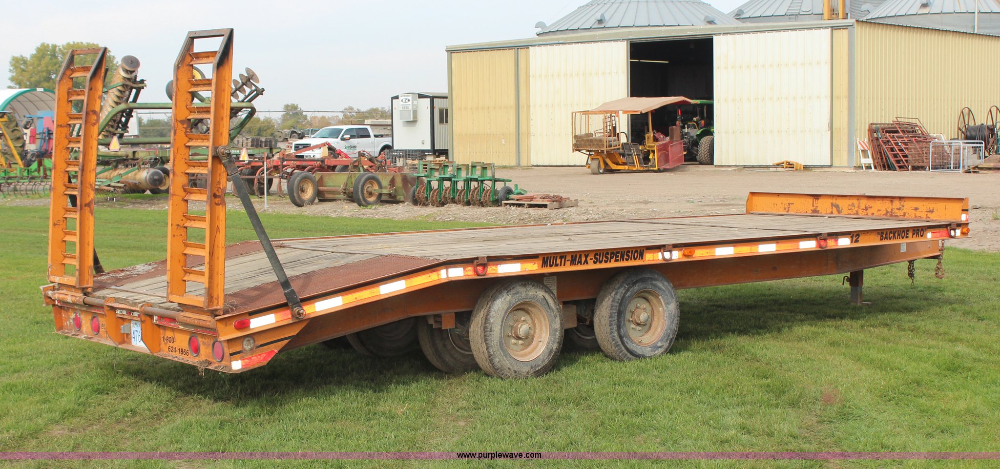 1999 Econoline MD423DE 12 ton backhoe pro trailer in Lawrence, KS ...
