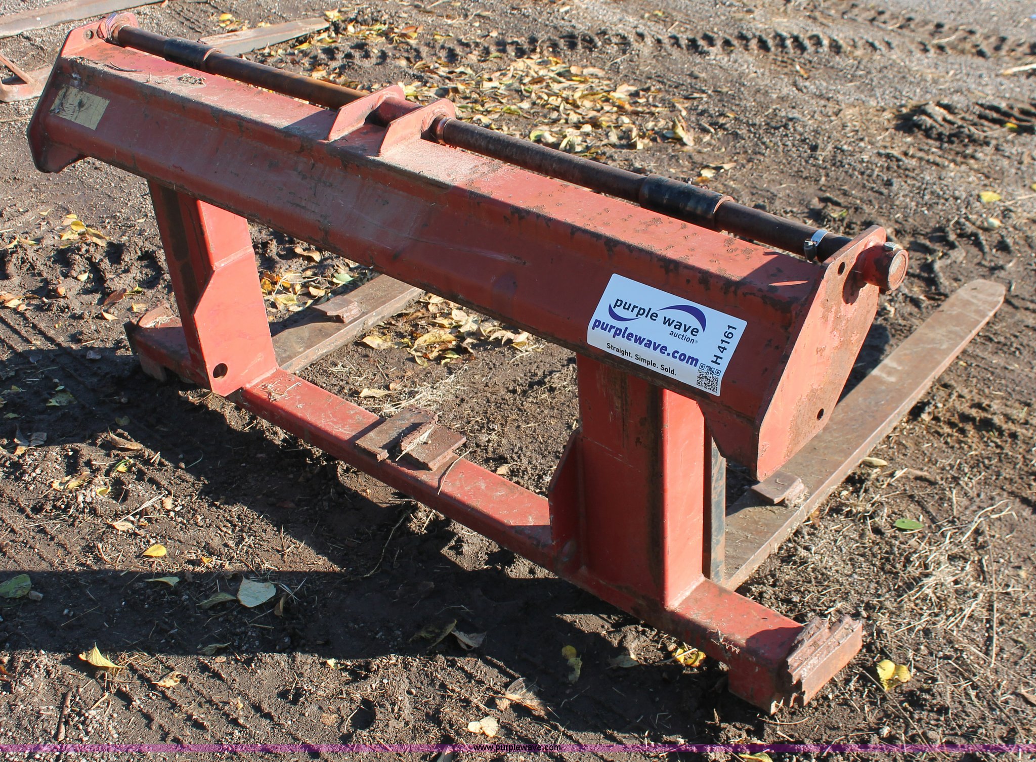Forklift pallet forks in Bixby, OK | Item H4161 sold | Purple Wave