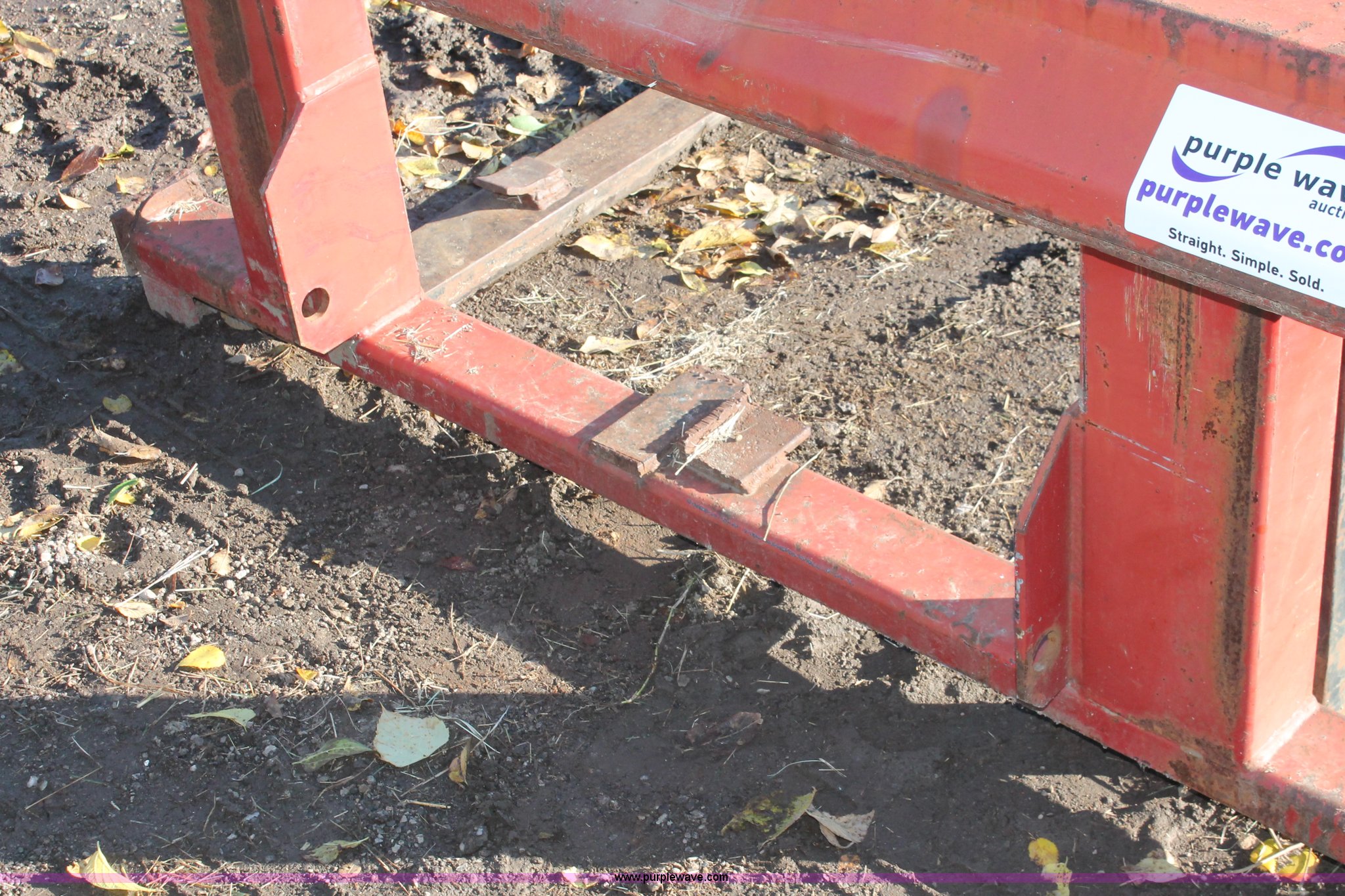 Forklift pallet forks in Bixby, OK | Item H4161 sold | Purple Wave
