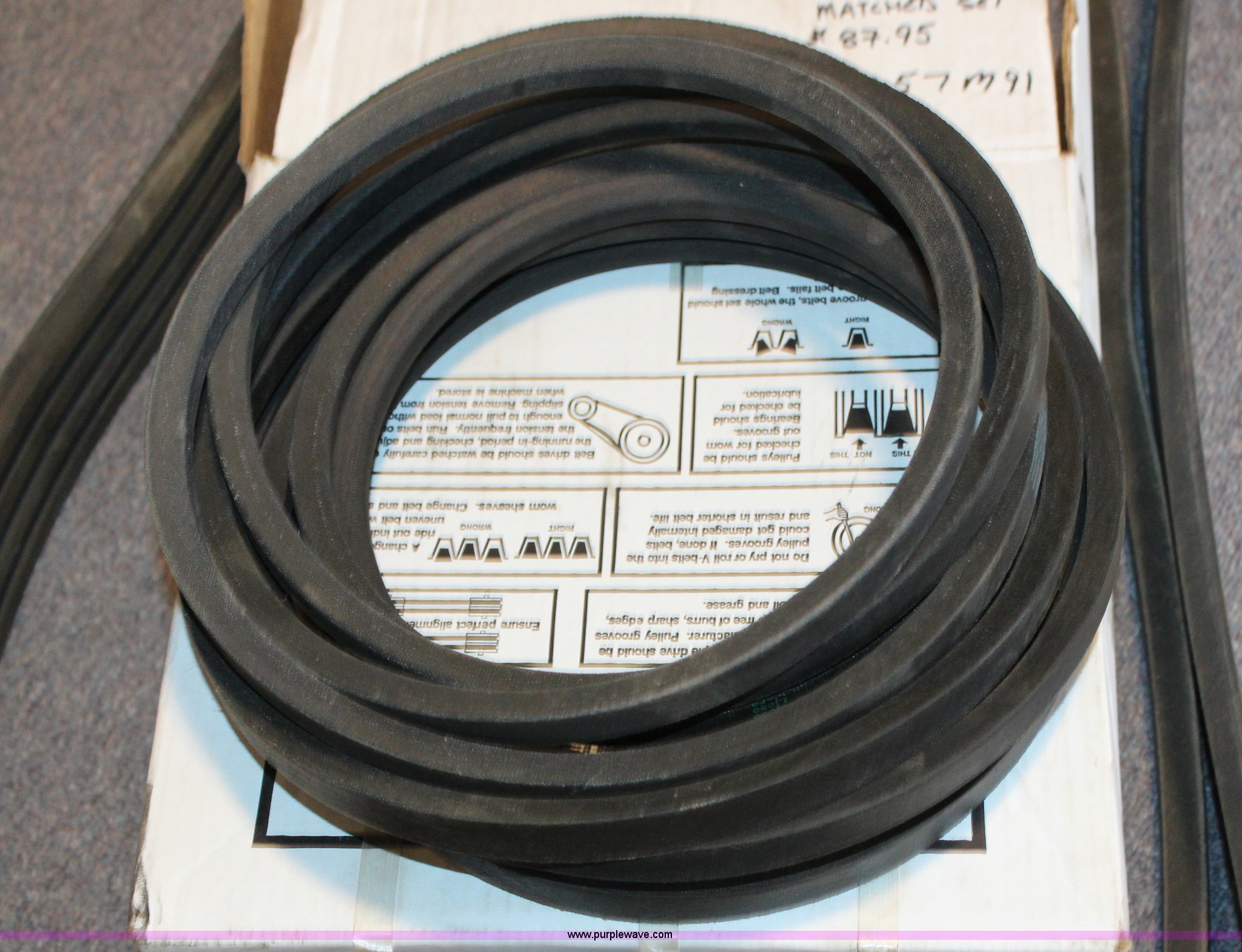 Assorted Massey-Ferguson 760 and 860 belts in Wakarusa, KS | Item ...