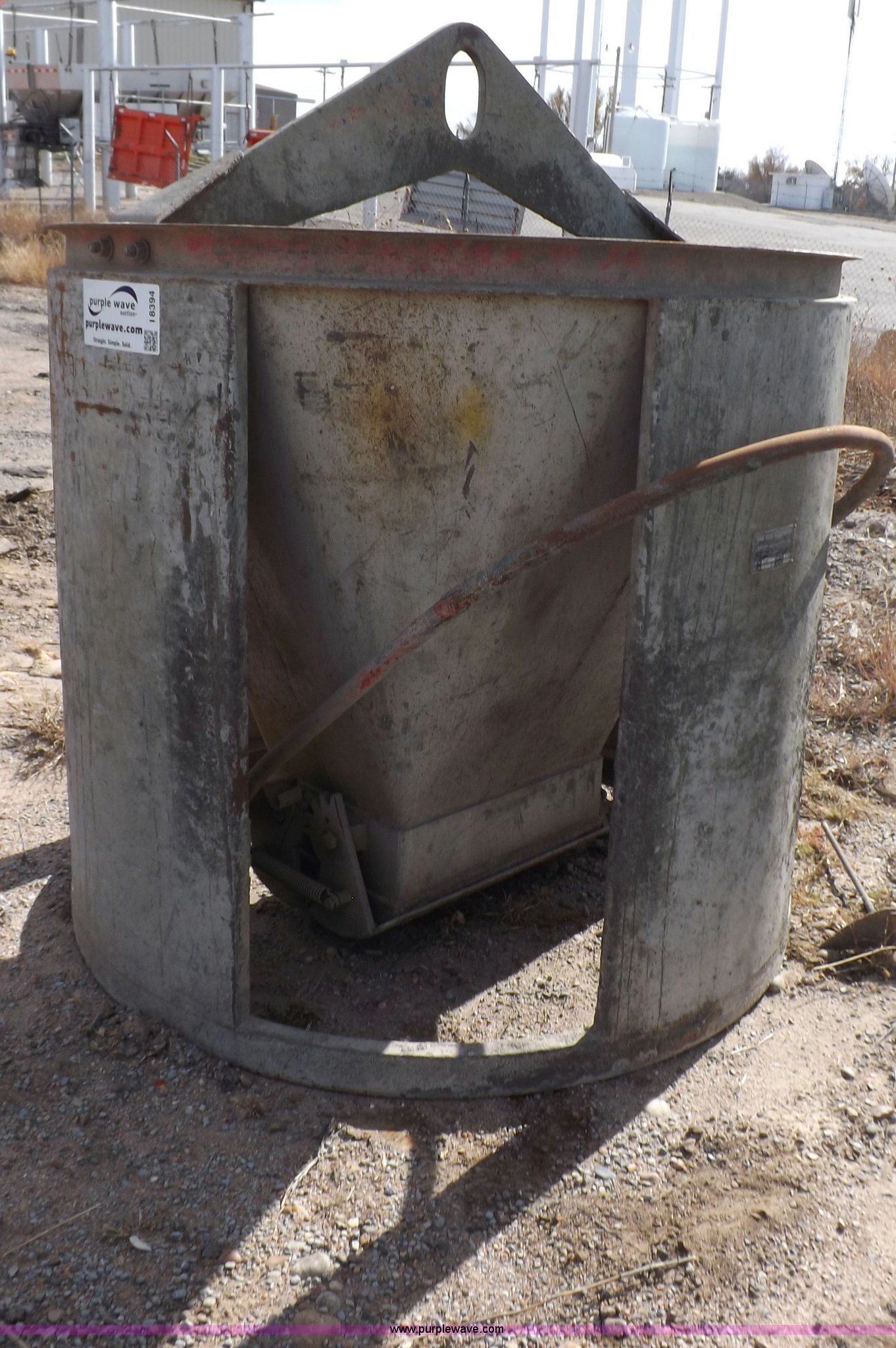 Gar Bro concrete bucket in Cimarron, KS | Item I8394 sold | Purple Wave