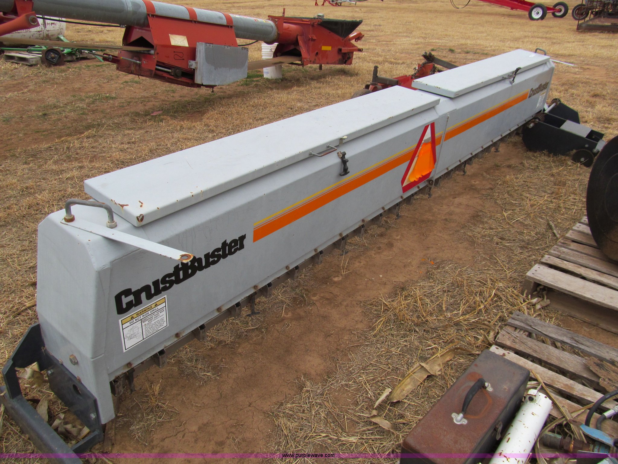 CrustBuster 15'W drill fertilizer box in Lyons, KS | Item AR9085 sold ...