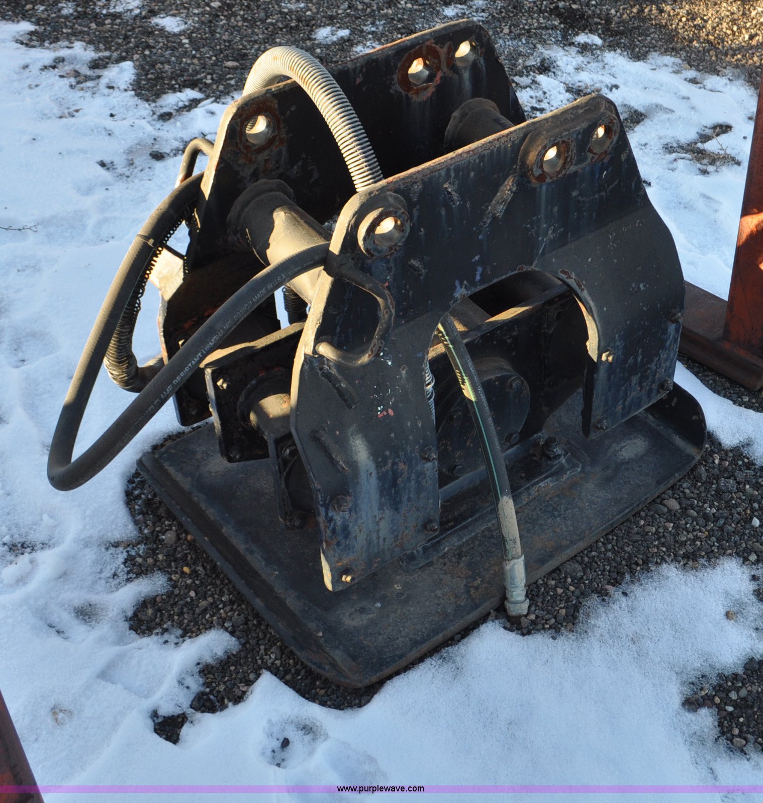 Backhoe plate compactor in Brighton, CO | Item G6275 sold | Purple Wave