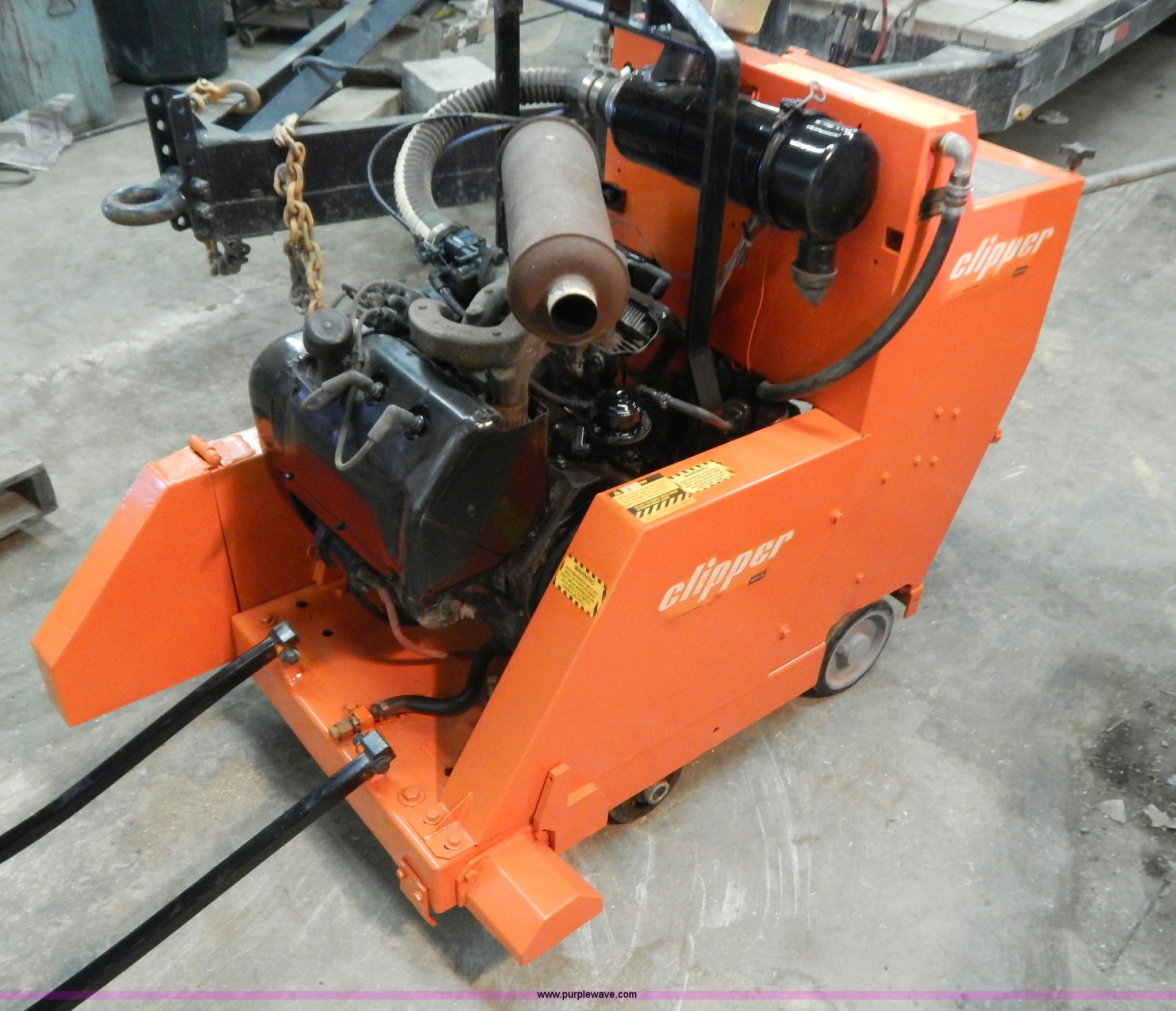 2002 Clipper C35B concrete saw in Hardin, MO | Item H3896 sold | Purple ...